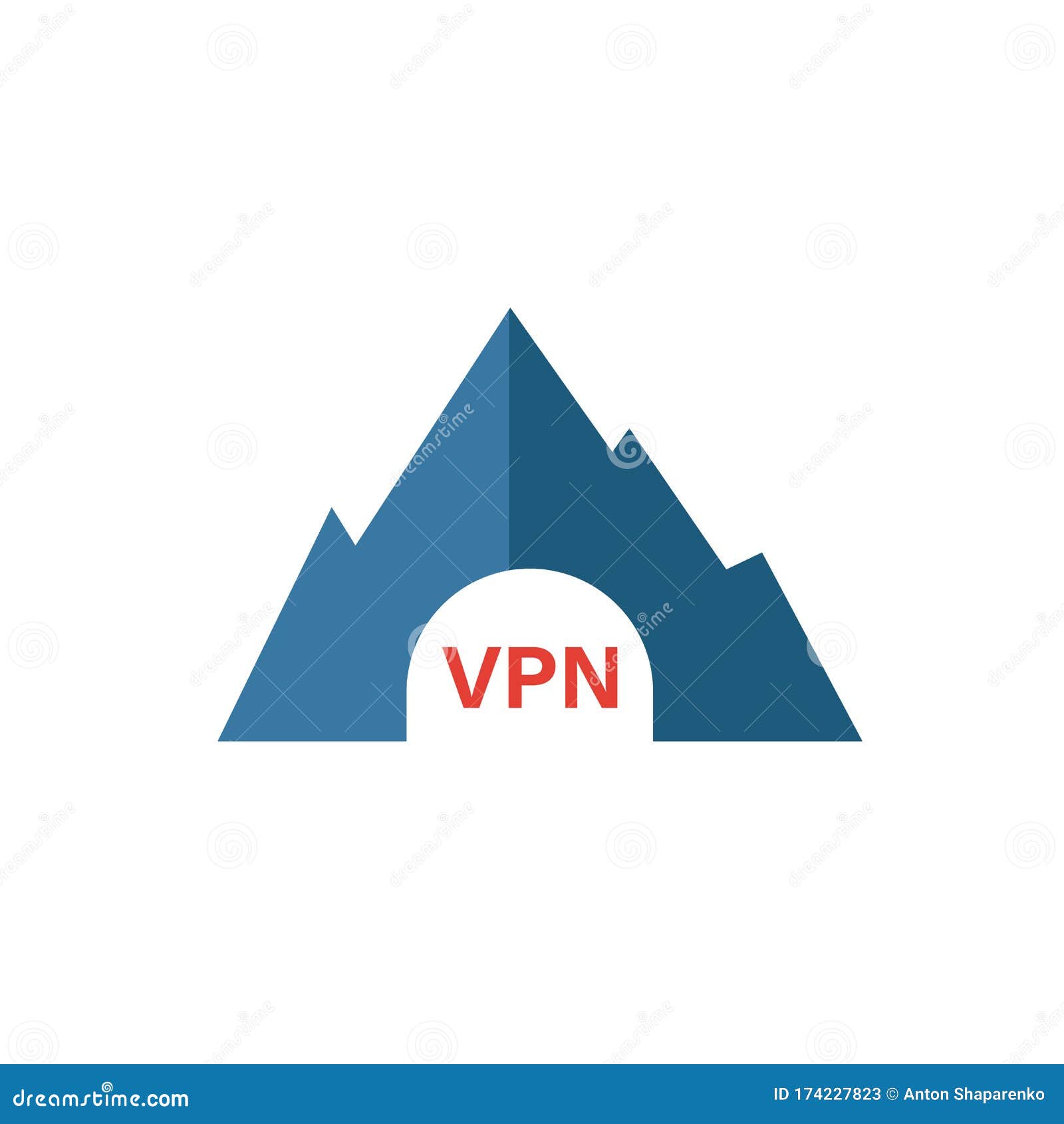 Vpn Tunnel Icon. Simple Element from Icons Collection Stock ...