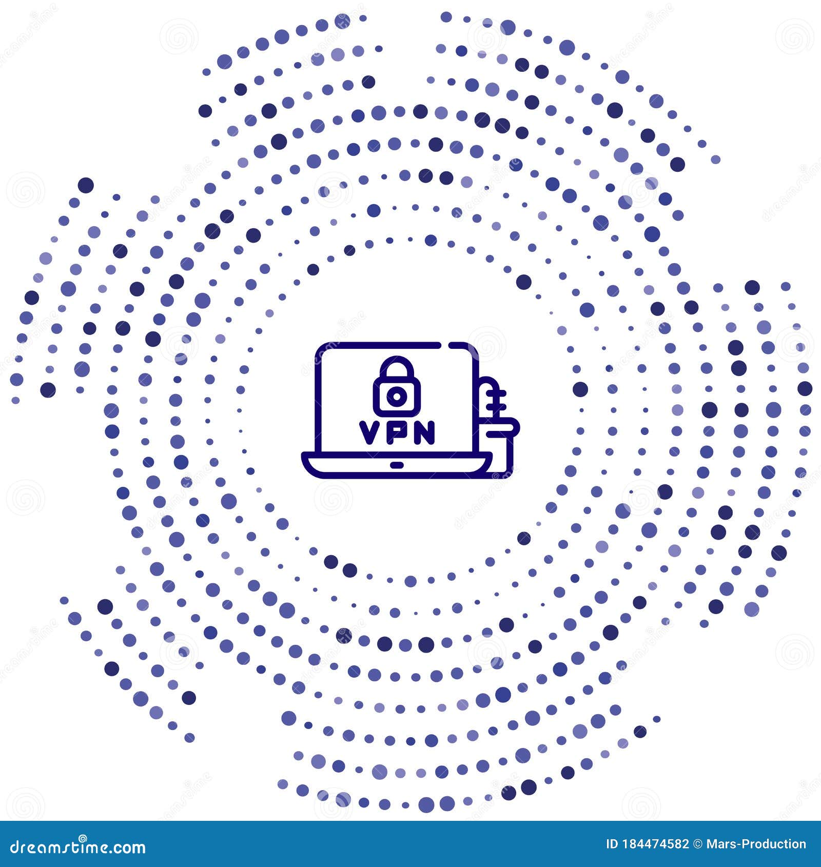 Vpn Vector Icon. Vpn Editable Stroke. Vpn Linear Symbol for Use on Web ...