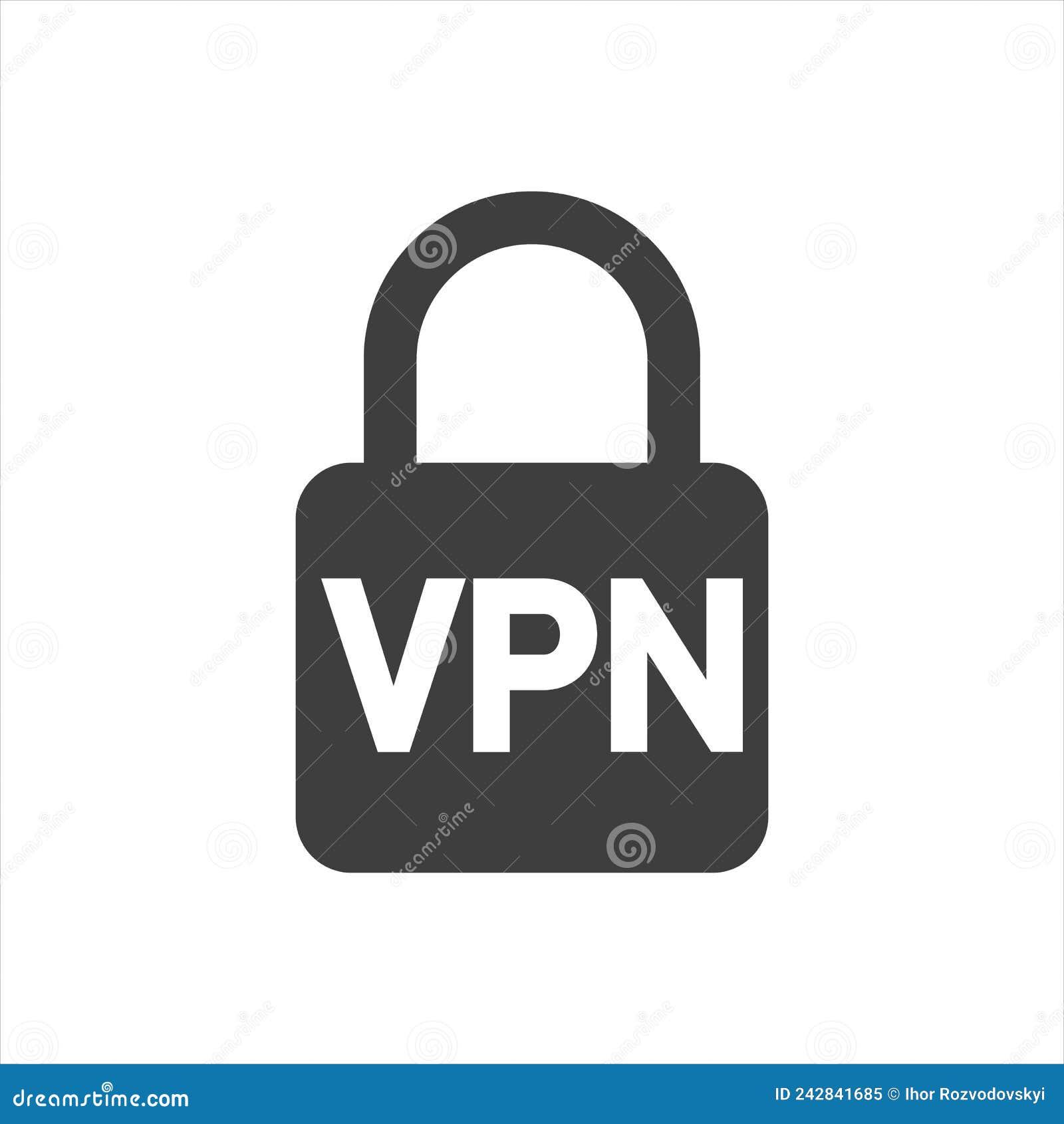 VPN - Virtual Private Network Icon. Simple Shield with Wi-fi Symbol ...