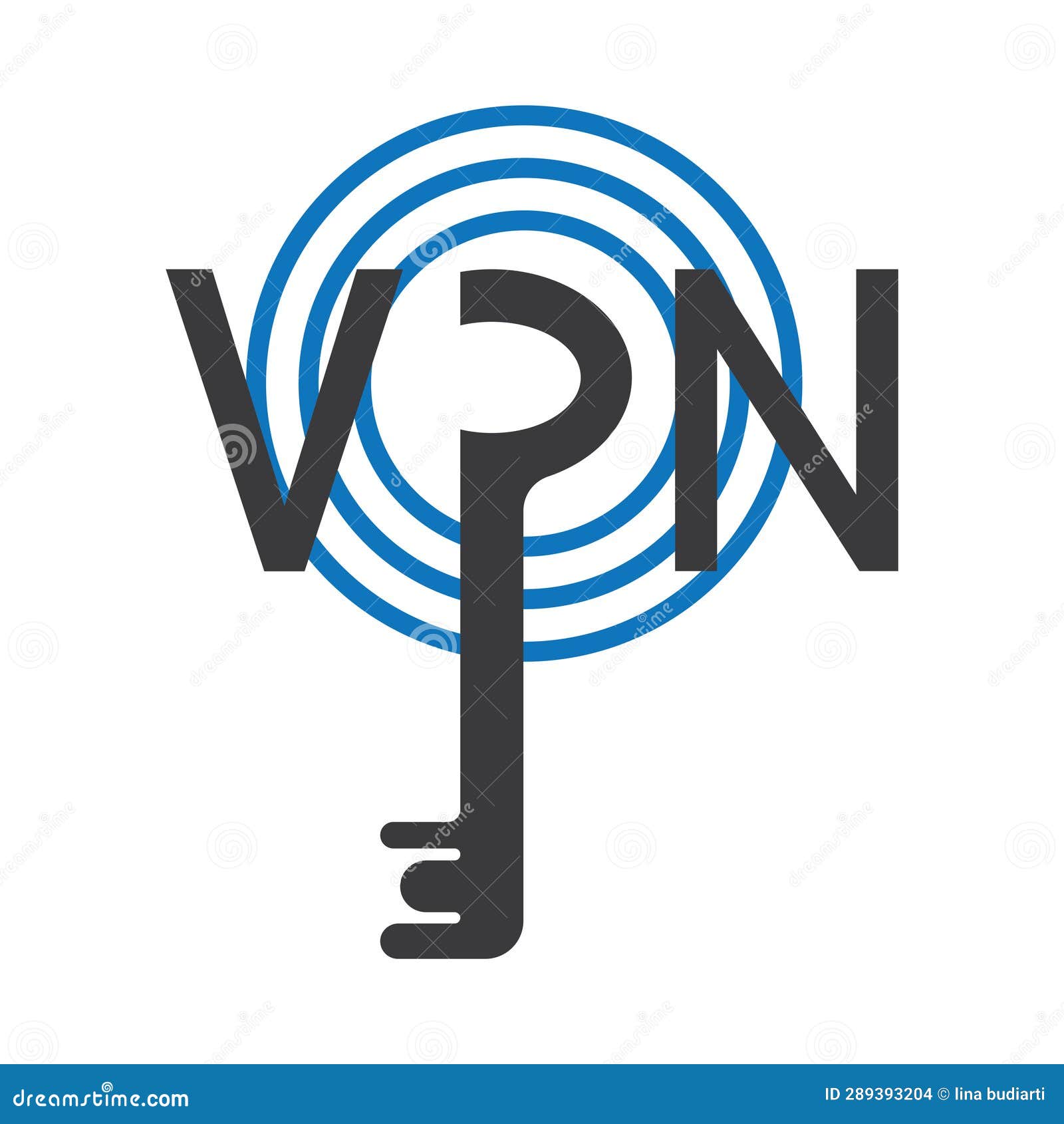 VPN or Virtual Private Network Icon Stock Illustration - Illustration ...