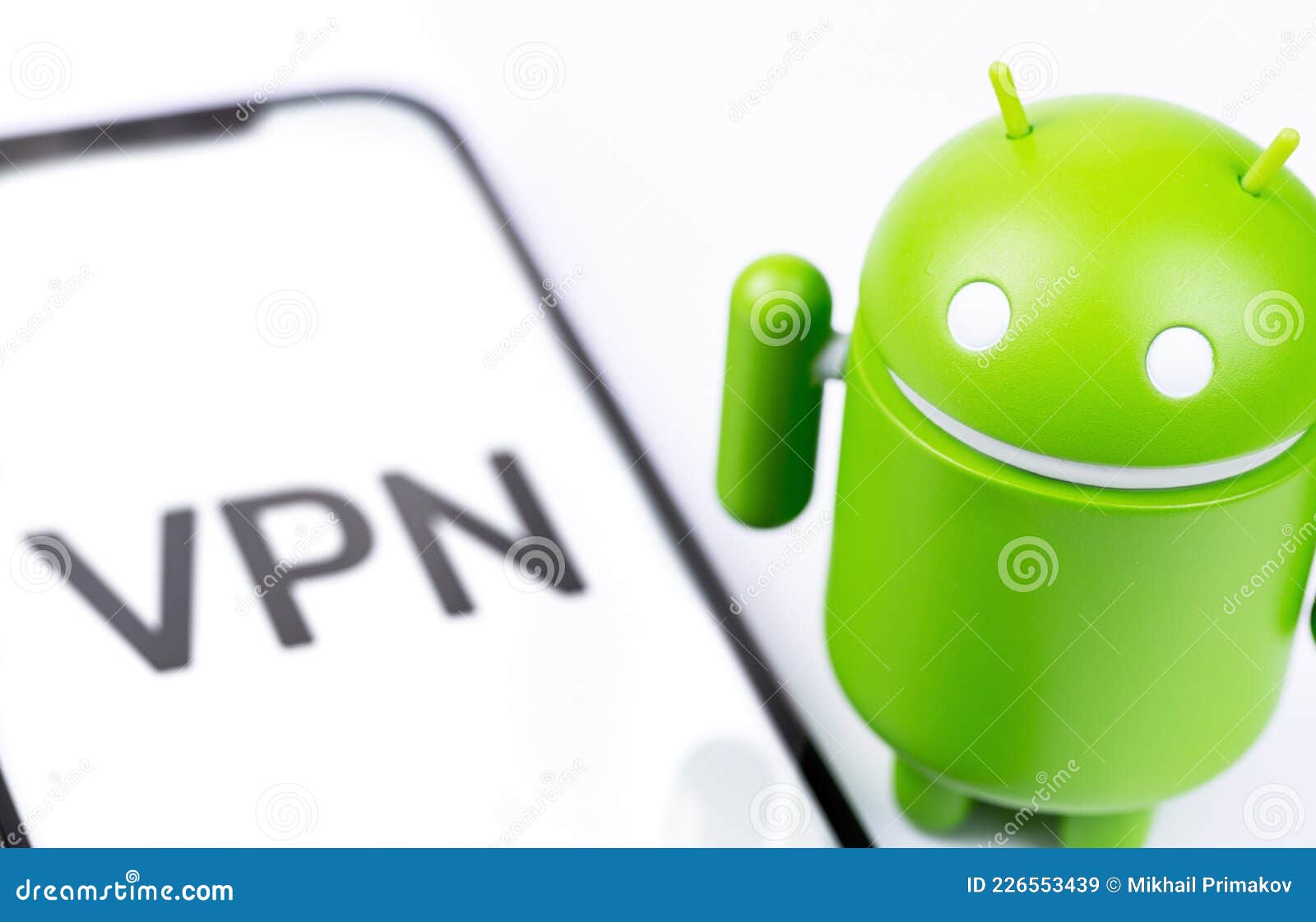 VPN Virtual Private Network Symbol, Icon on Screen Smartphone Editorial ...