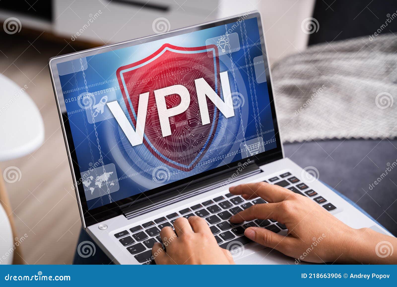 VPN Web Security Technology Stock Photo - Image of secure, location ...