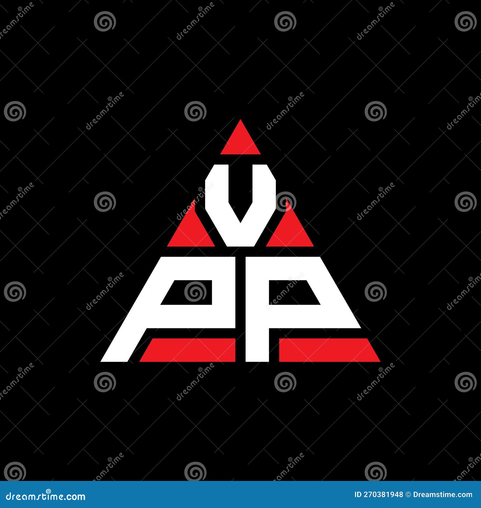 VPP Triangle Letter Logo Design with Triangle Shape. VPP Triangle Logo ...