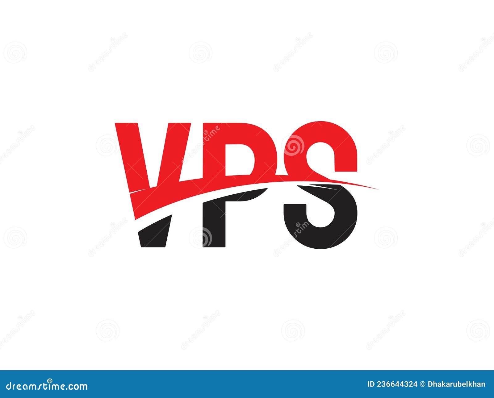 VPS Letter Initial Logo Design Vector Illustration Stock Vector ...