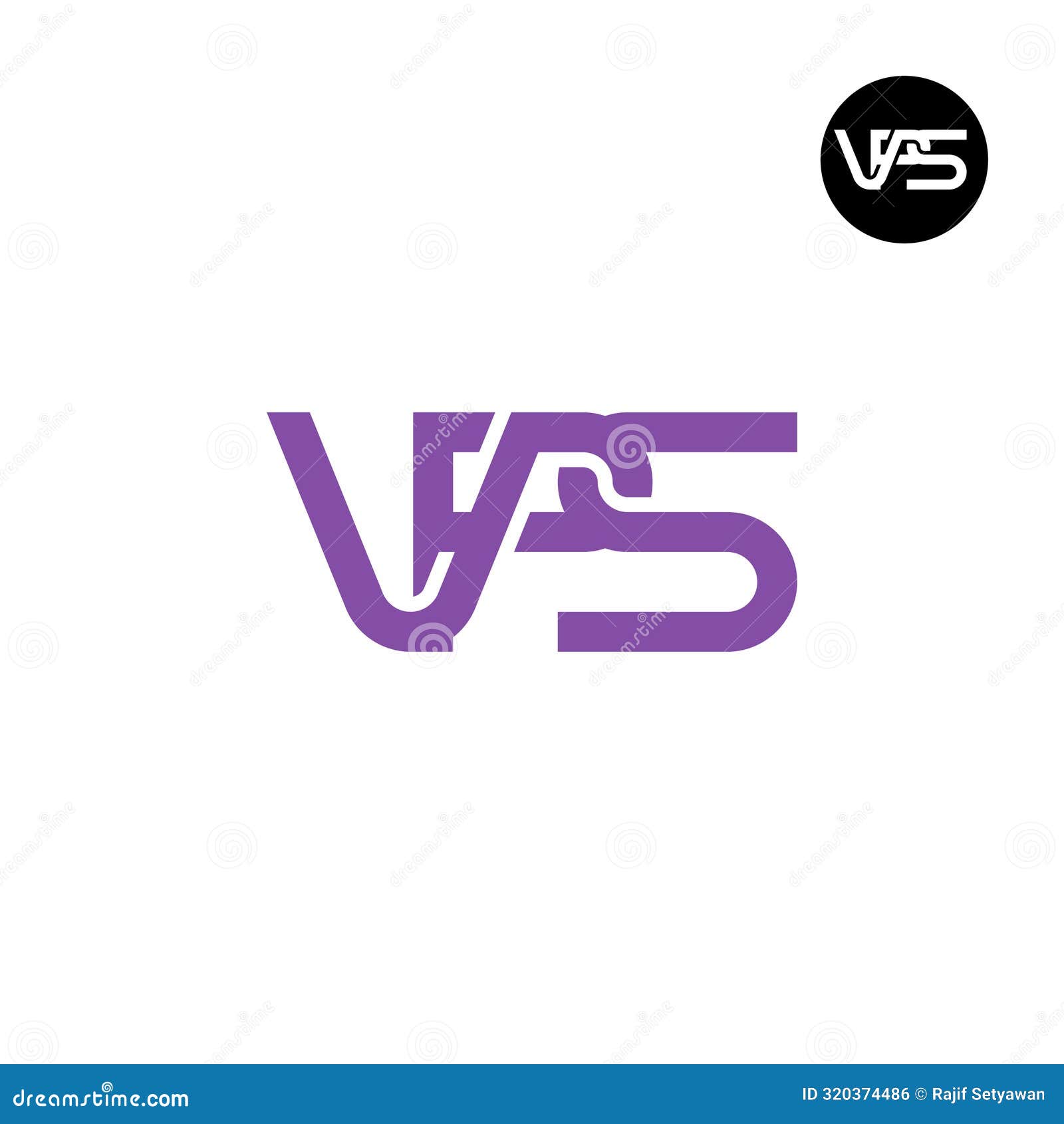 VPS Logo Letter Monogram Design Stock Vector - Illustration of ...