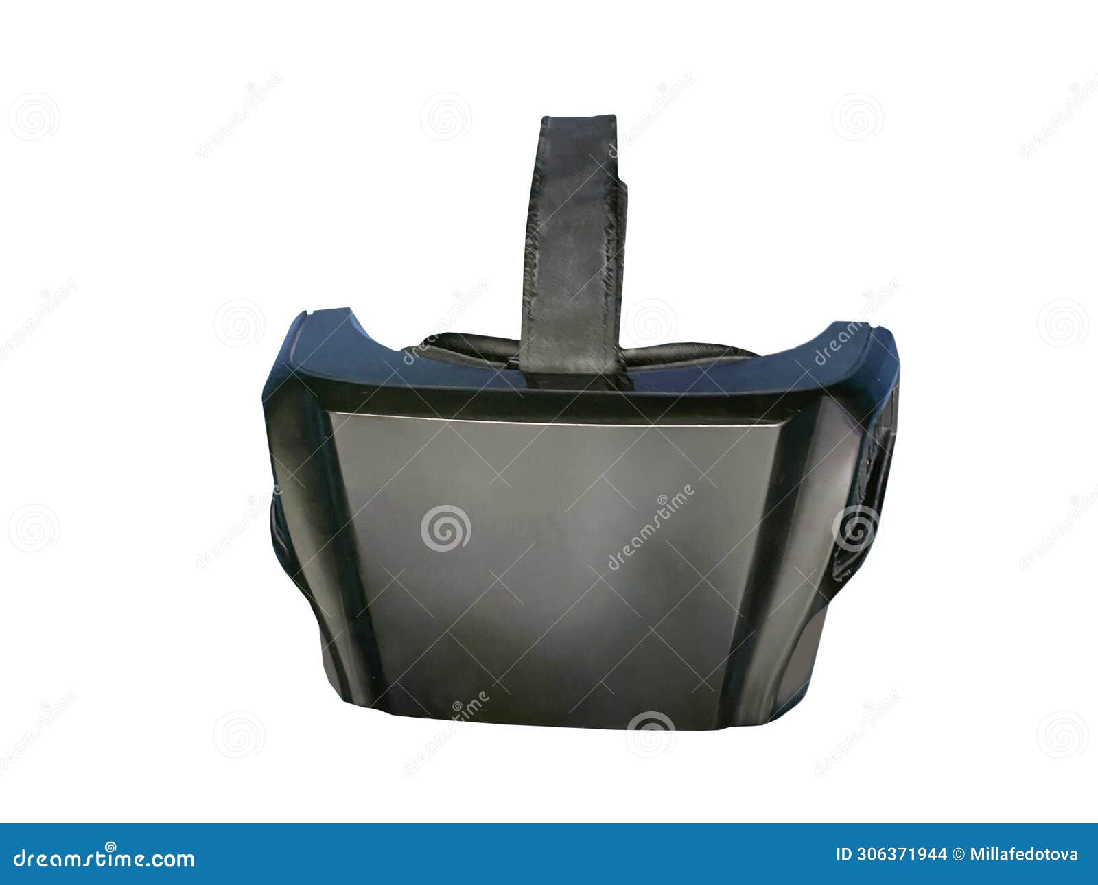 VR AR Headset Closeup Isolated on White Stock Illustration ...