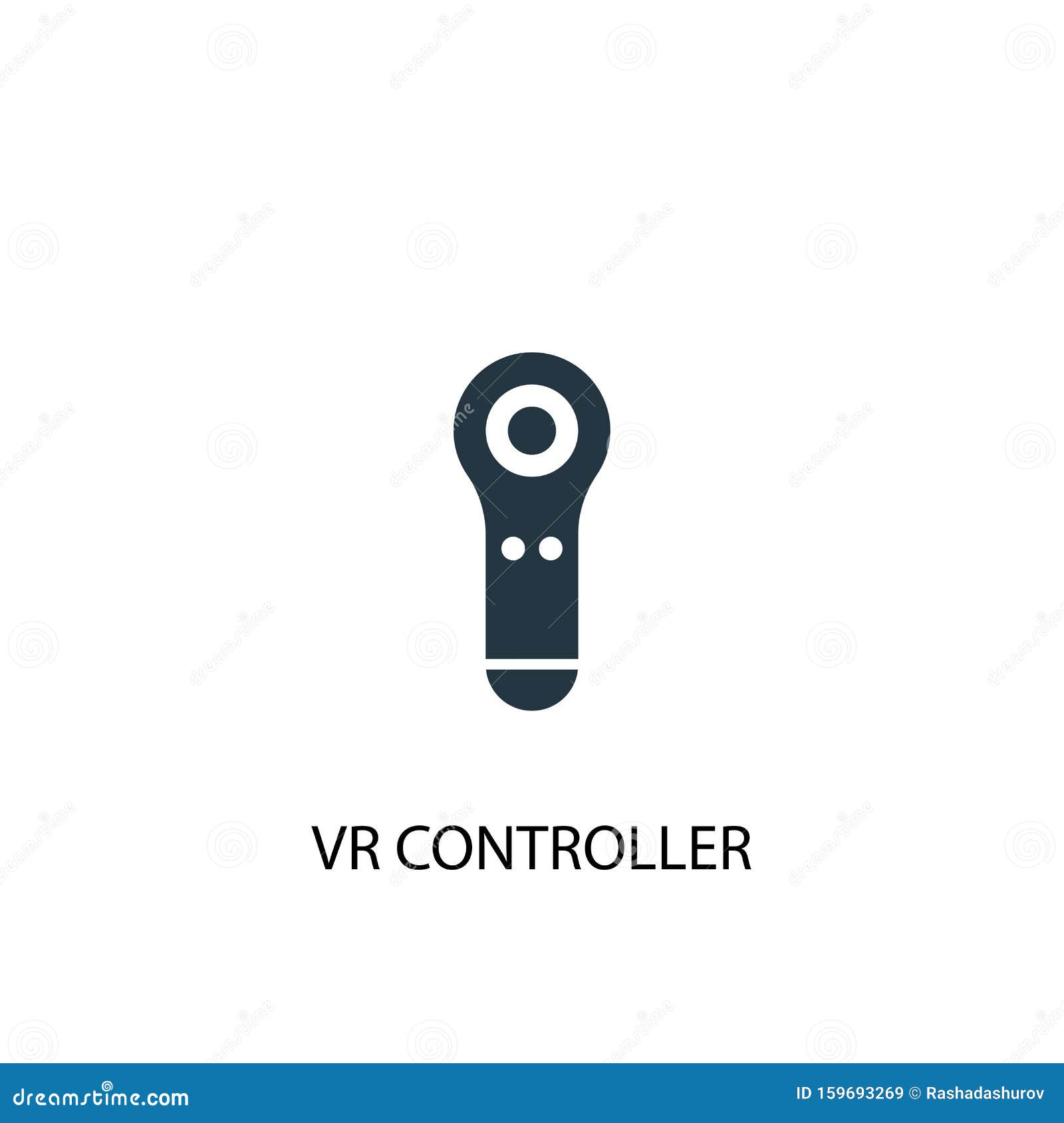VR Controller Icon. Simple Element Stock Vector - Illustration of ...