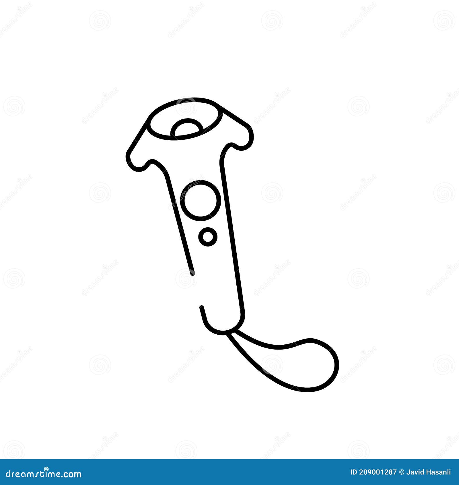 Vr Controller Icon. Simple Vector Line Icon. EPS 10 Stock Vector ...