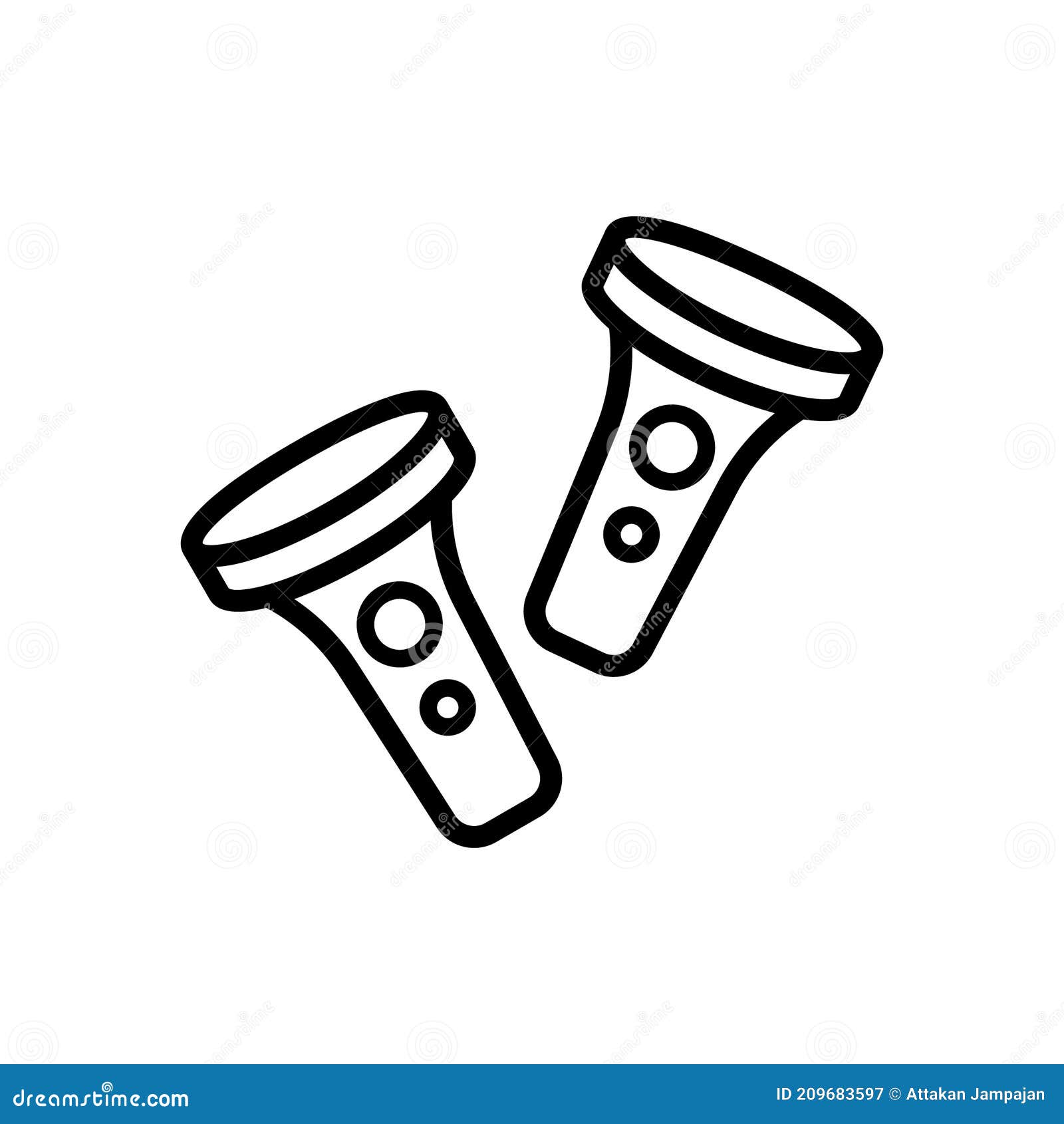 VR Controller Outline Icon, Vector and Illustration Stock Vector ...