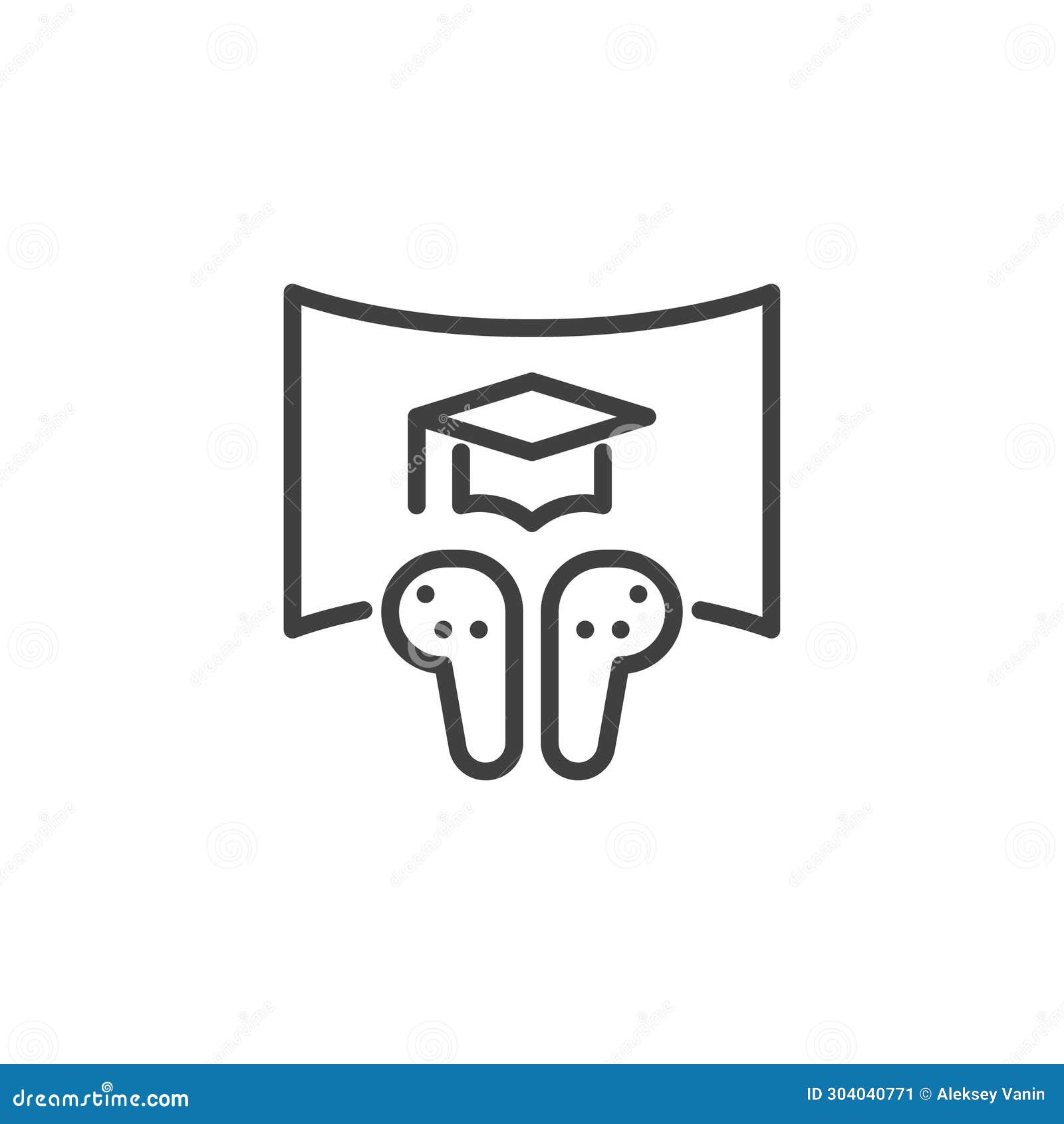 VR Education Tools Line Icon Stock Vector - Illustration of reality ...
