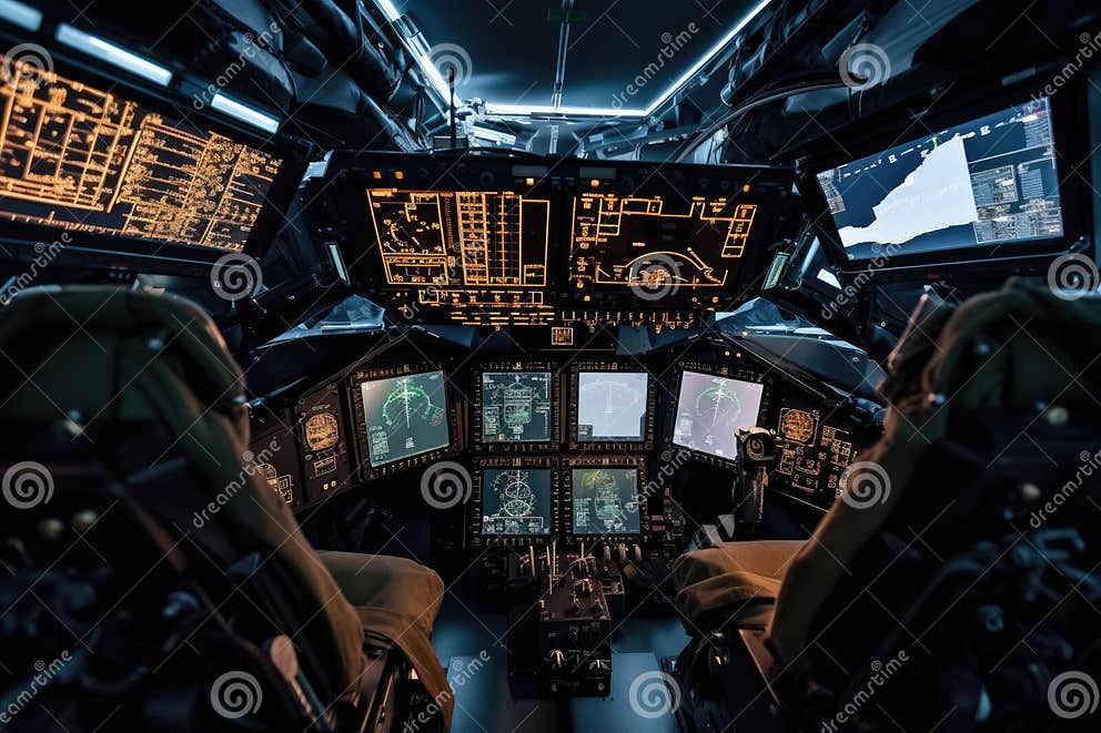 Vr Experience of Sitting in the Cockpit of a Fighter Jet, with ...