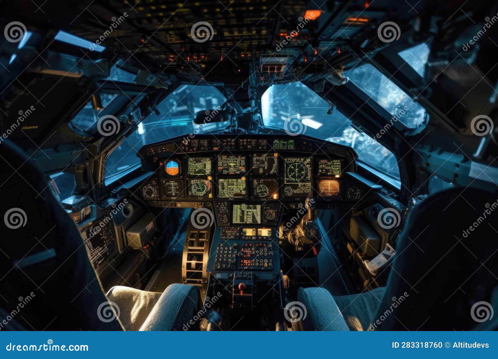 Vr Experience Of Sitting In The Cockpit Of A Fighter Jet, With ...