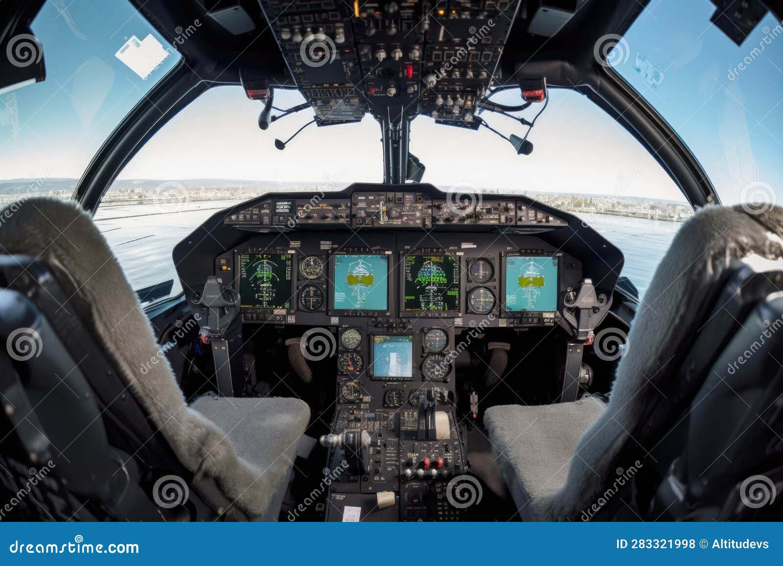 Vr Experience of Sitting in the Cockpit of a Fighter Jet, with ...