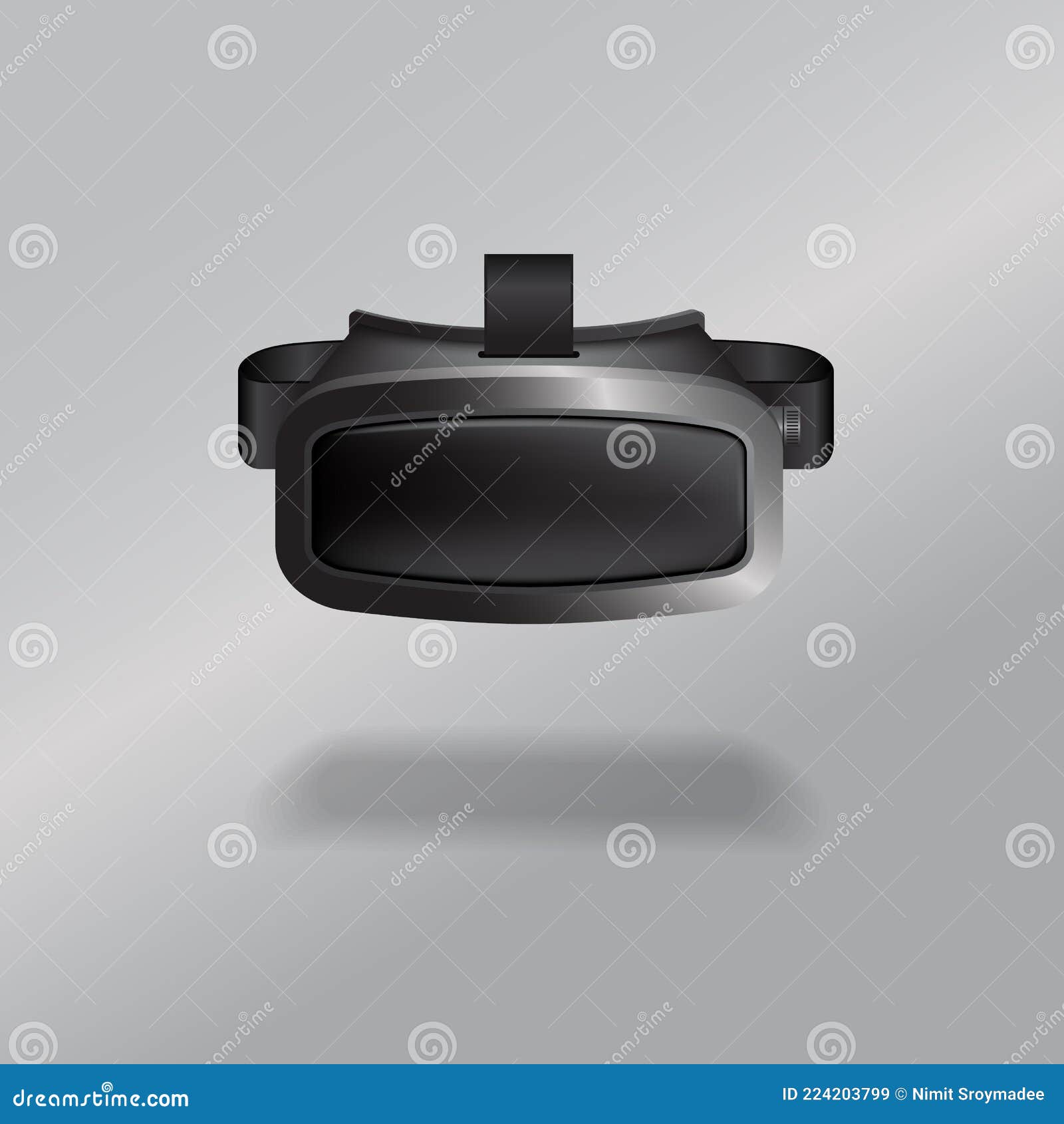 VR Glasses Gear Isolated Vector Stock Vector - Illustration of vector ...