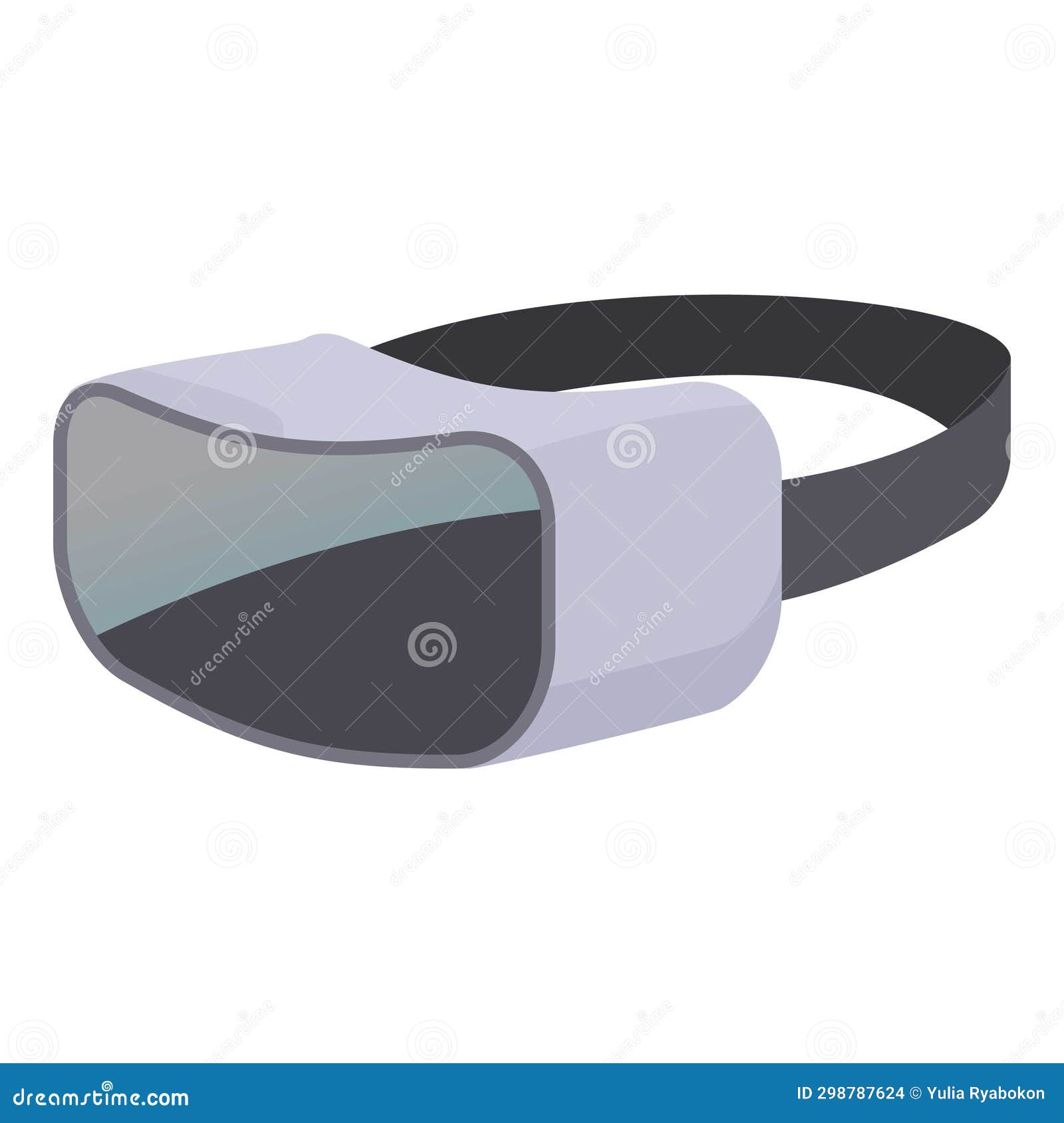 Vr Glasses Icon Cartoon Vector. Computer Learning Headset Stock ...