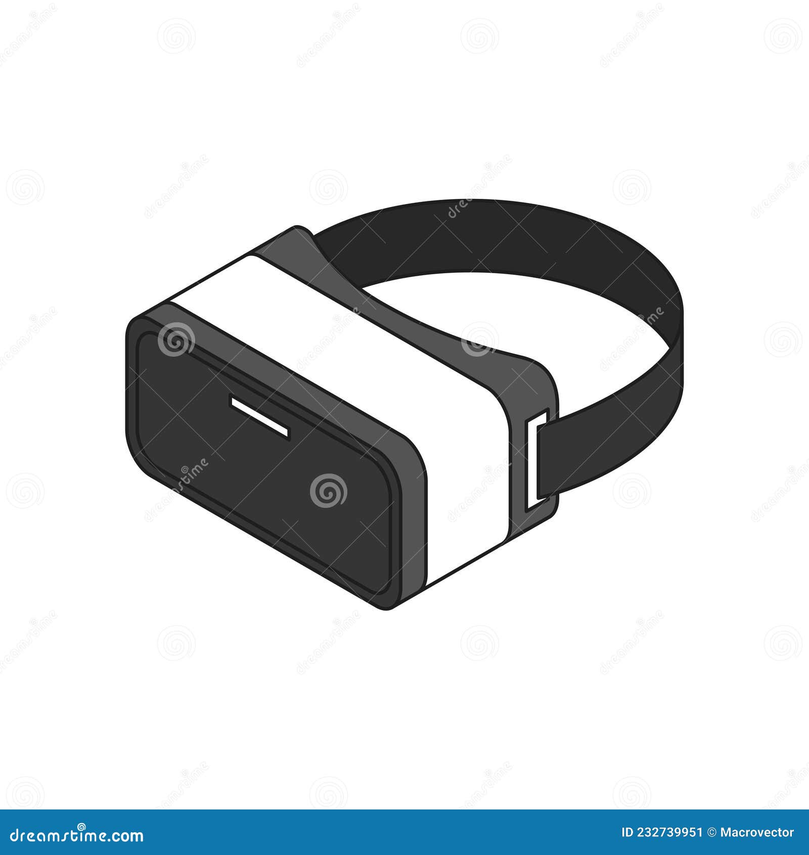 VR Glasses Isometric Composition Stock Vector - Illustration of game ...