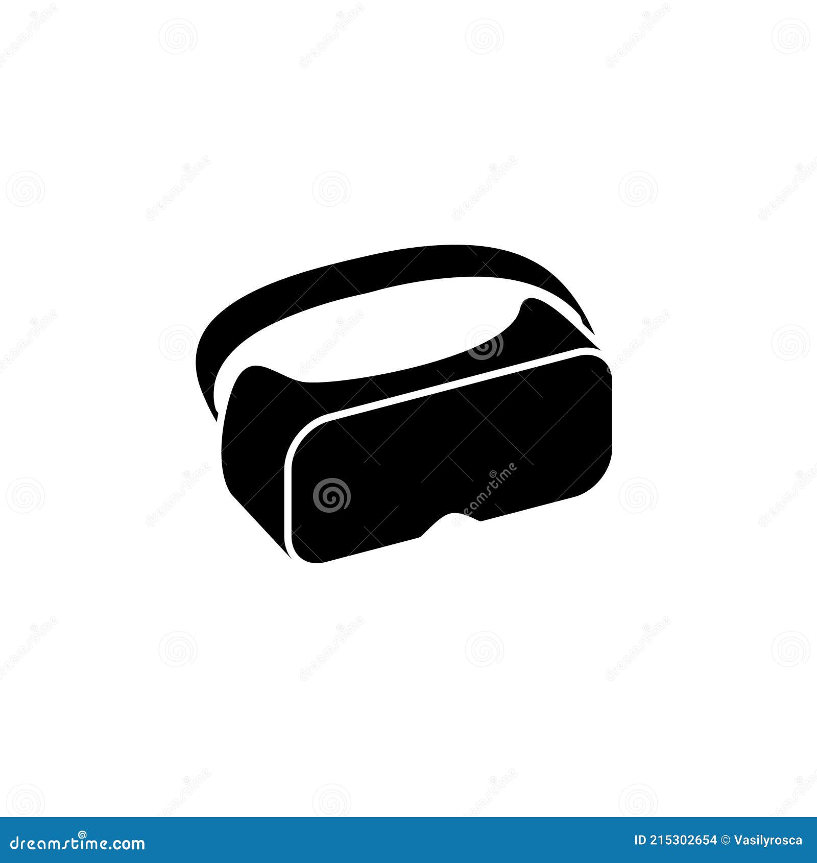 VR Glasses Vector Virtual Reality Headset Icon. Virtual Reality Helmet ...