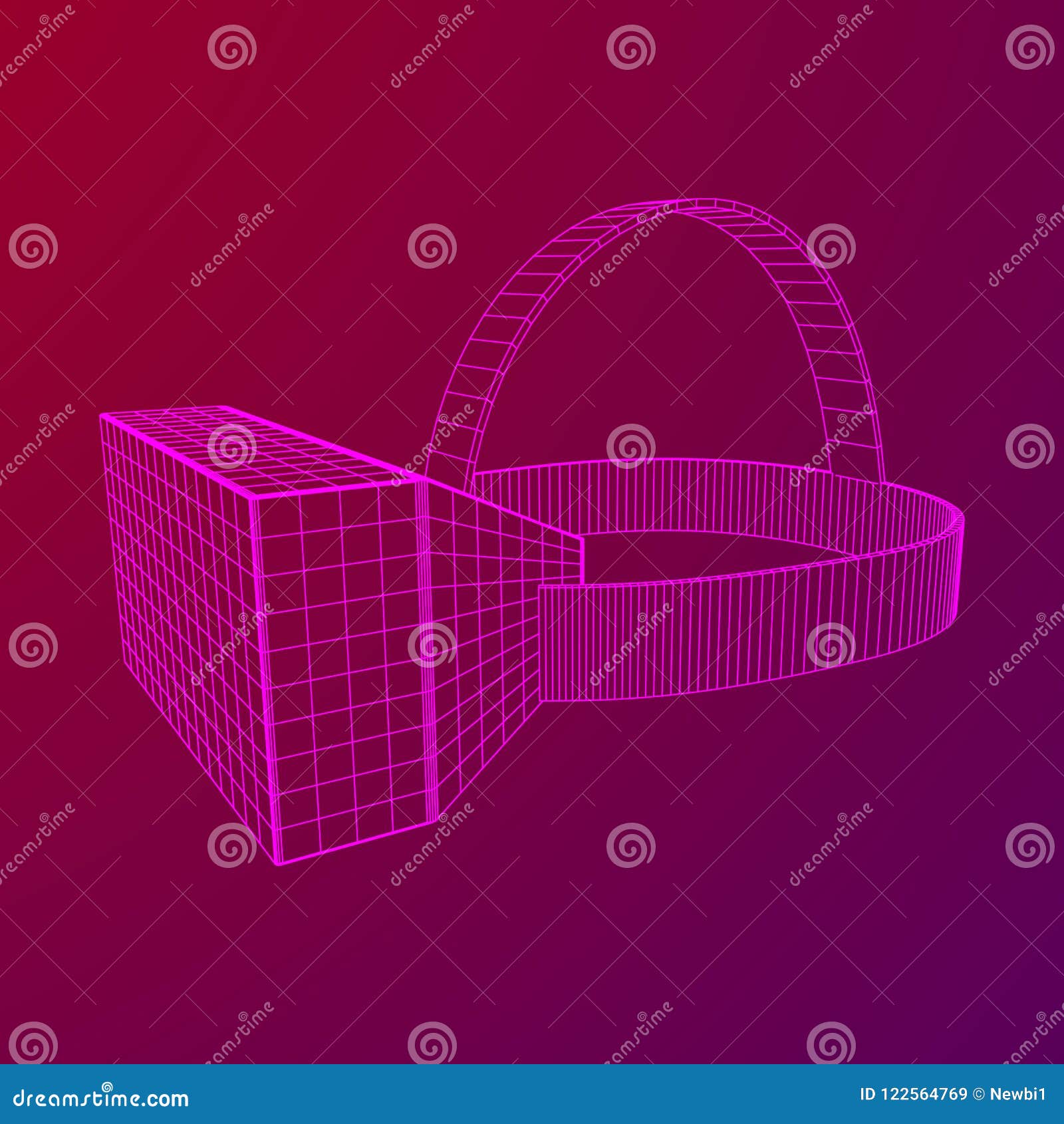VR Glasses vector stock vector. Illustration of digital - 122564769
