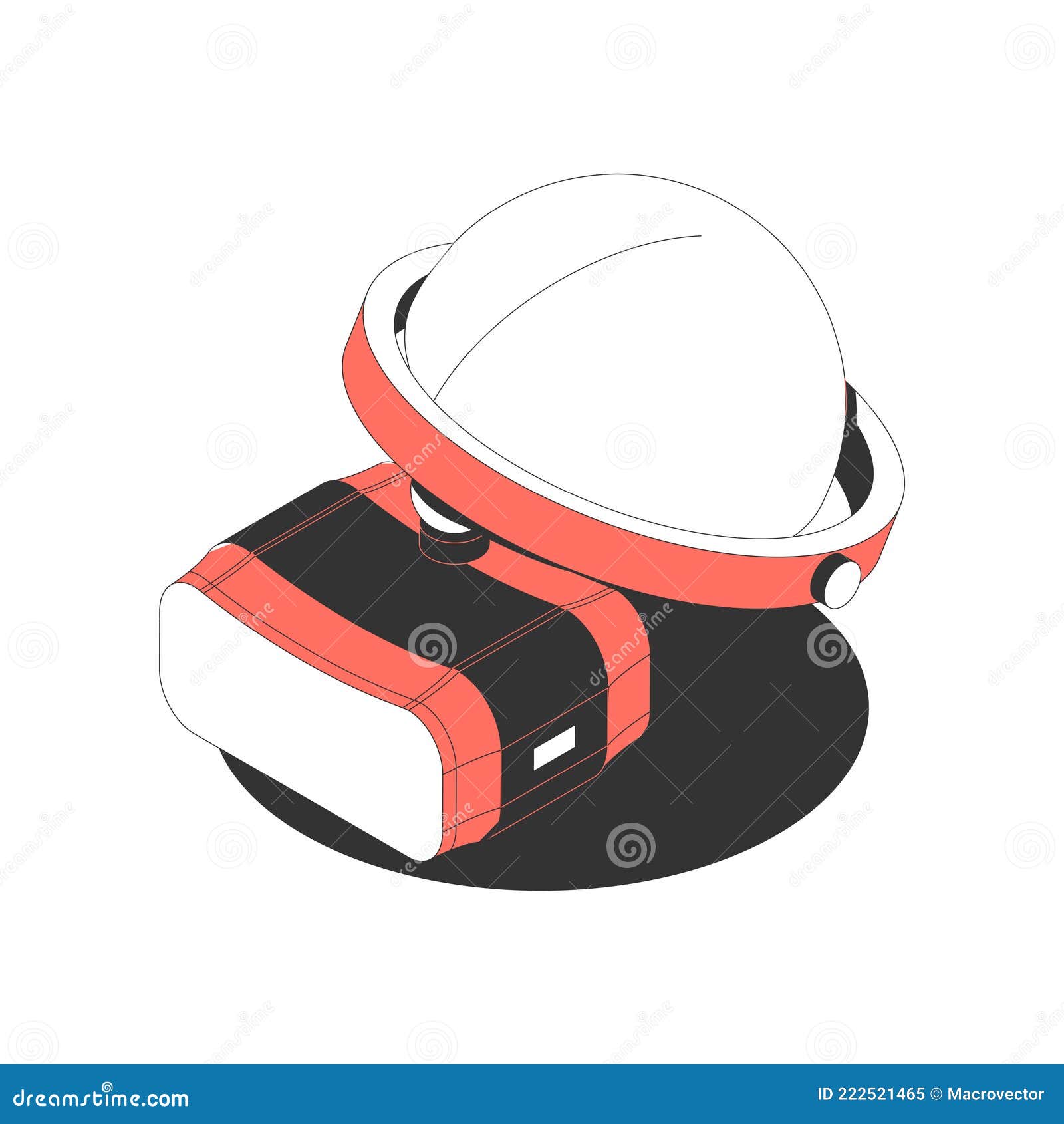 Vr Goggles Icon stock vector. Illustration of vision - 222521465