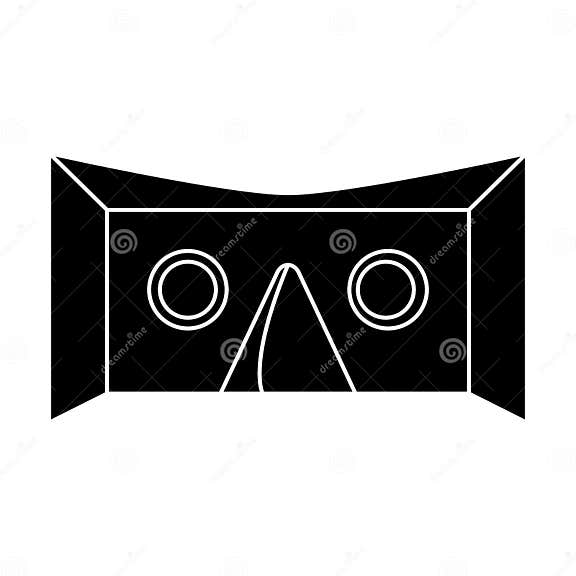 Vr Goggles Technology Pictogram Stock Vector - Illustration of flat ...