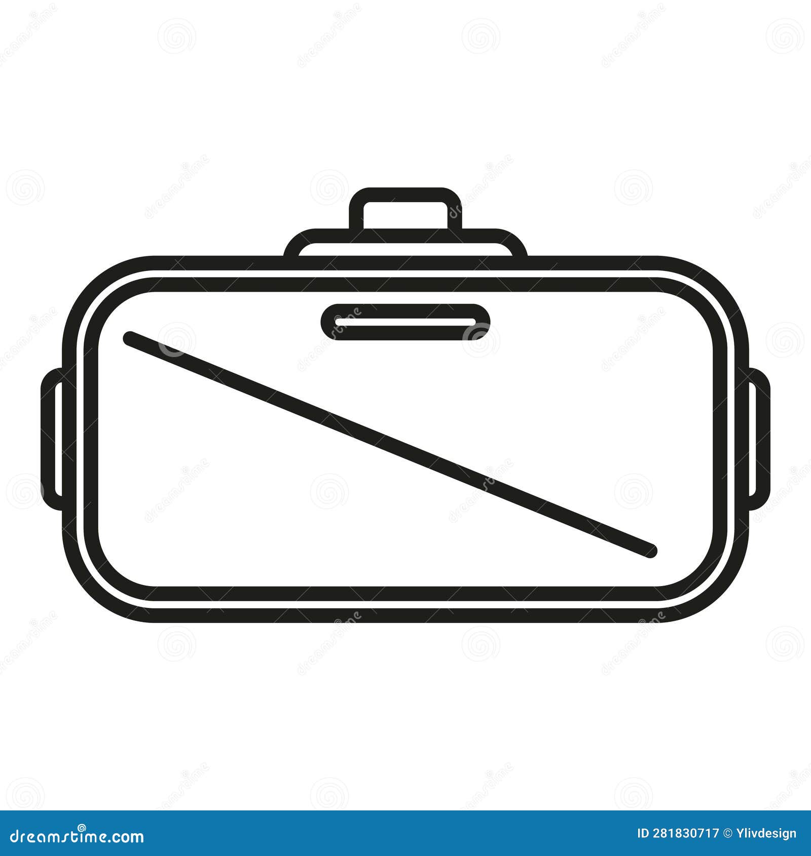 Vr Headset Icon Outline Vector. Game Mask Stock Illustration ...