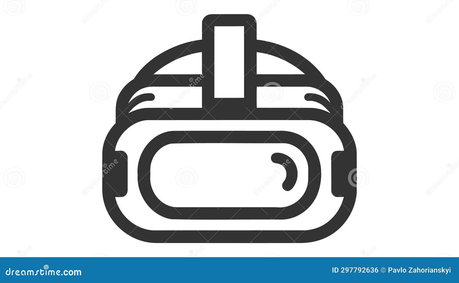 VR Headset Icon. Vector Illustration on White Background Stock Vector ...
