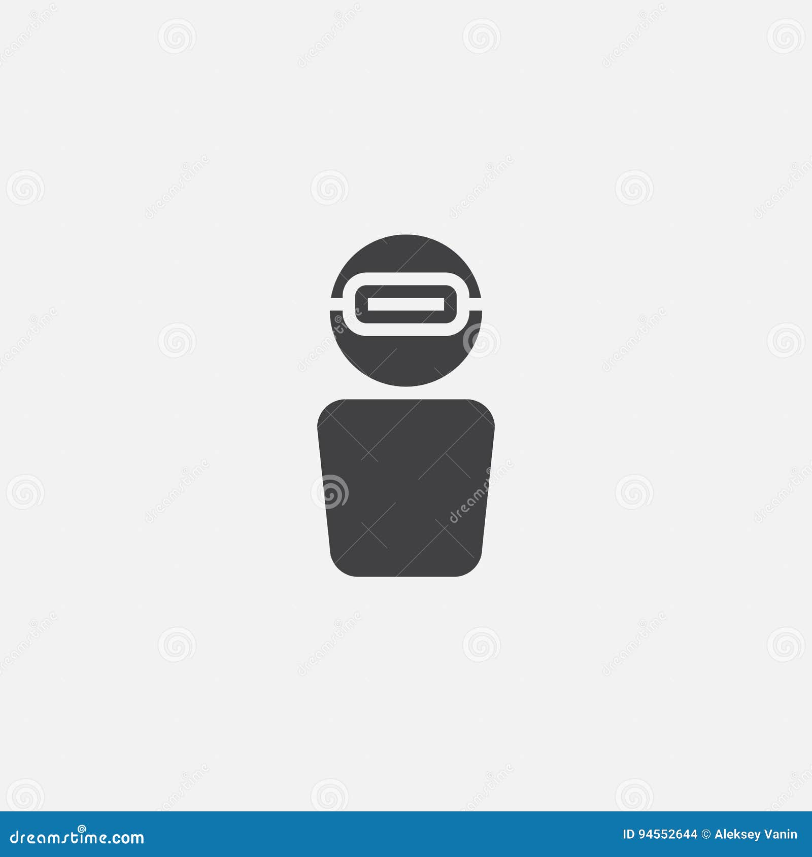 VR Headset Icon Vector, Solid Logo Illustration, Pictogram Isolated on ...