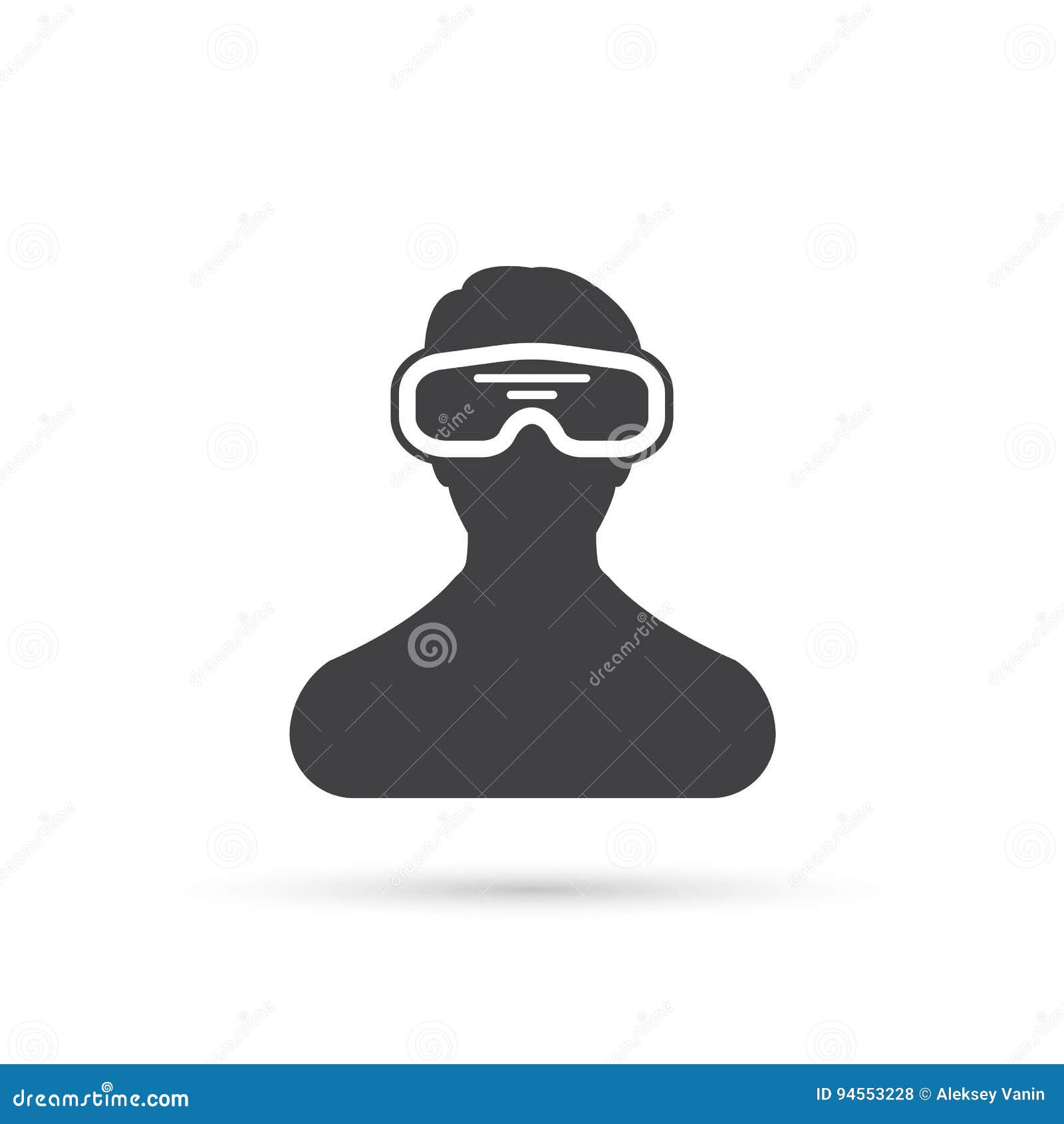 VR Headset Icon Vector, Solid Logo Illustration Stock Vector ...