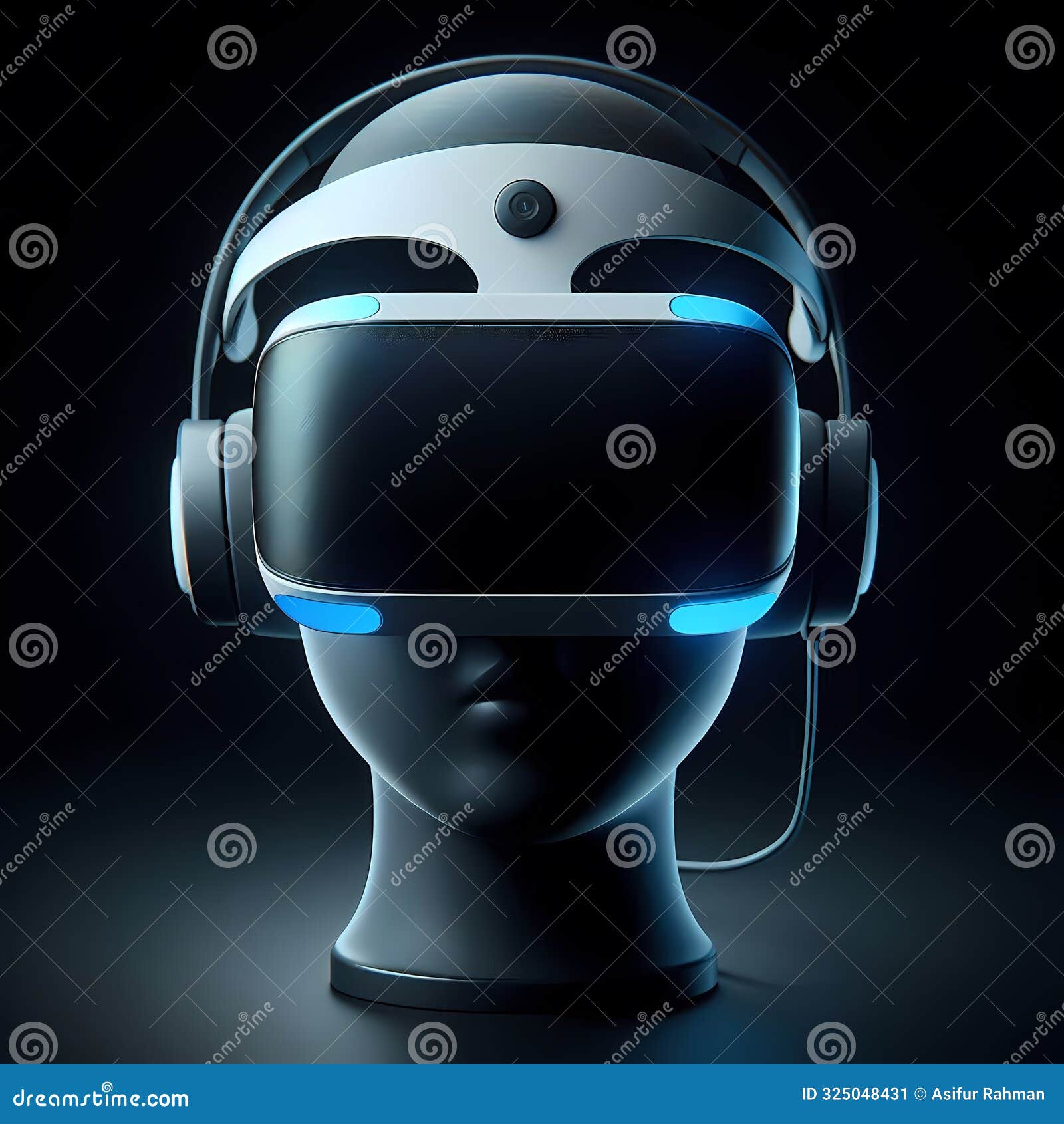 Vr Headset Product Shot with Different Lighting Direction Stock Image ...