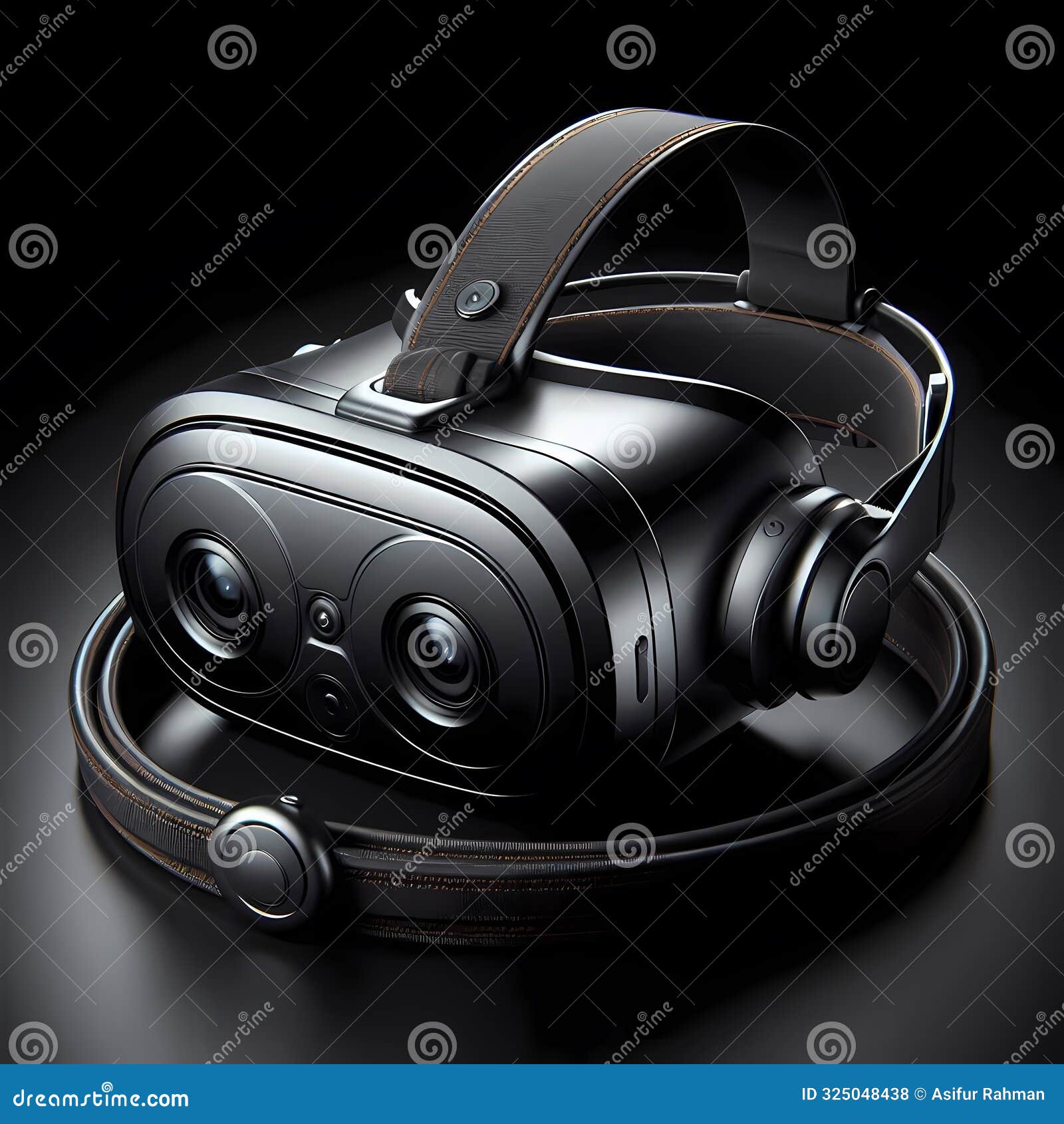 Vr Headset Product Shot with Different Lighting Direction Stock Photo ...