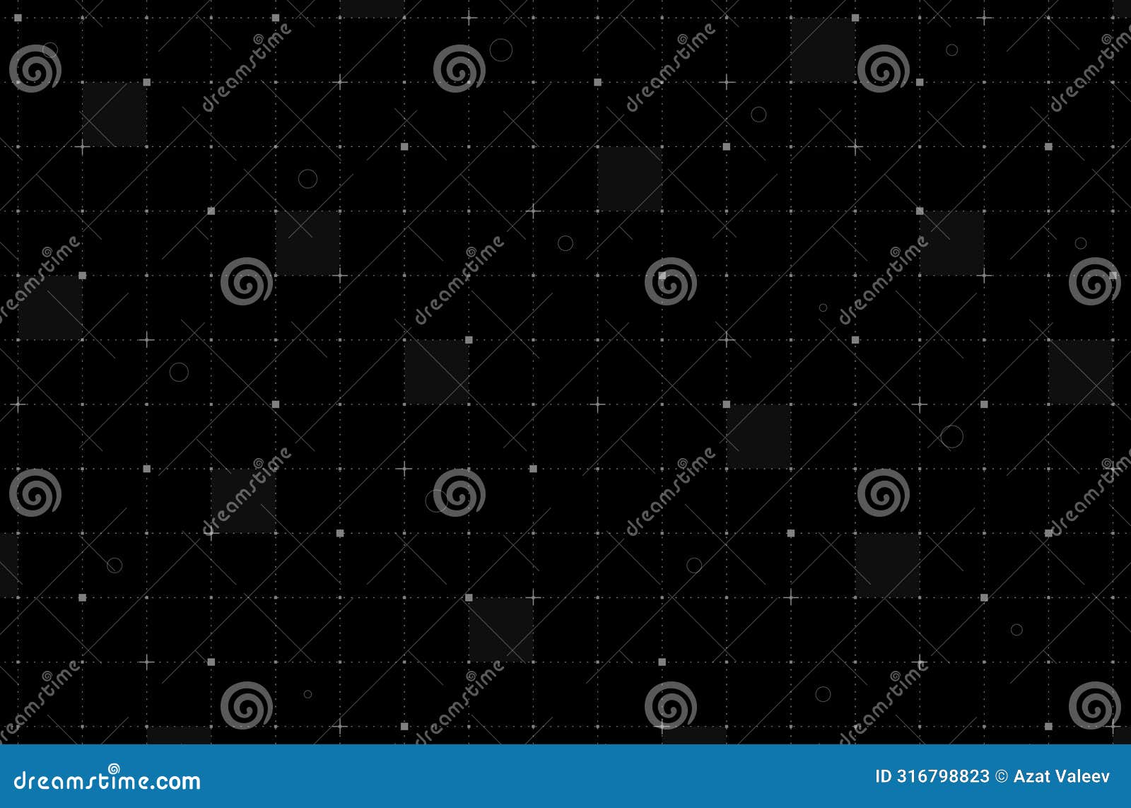 HUD Interface Grid. Dot Array And Matrix Symbol, Operating System UI ...