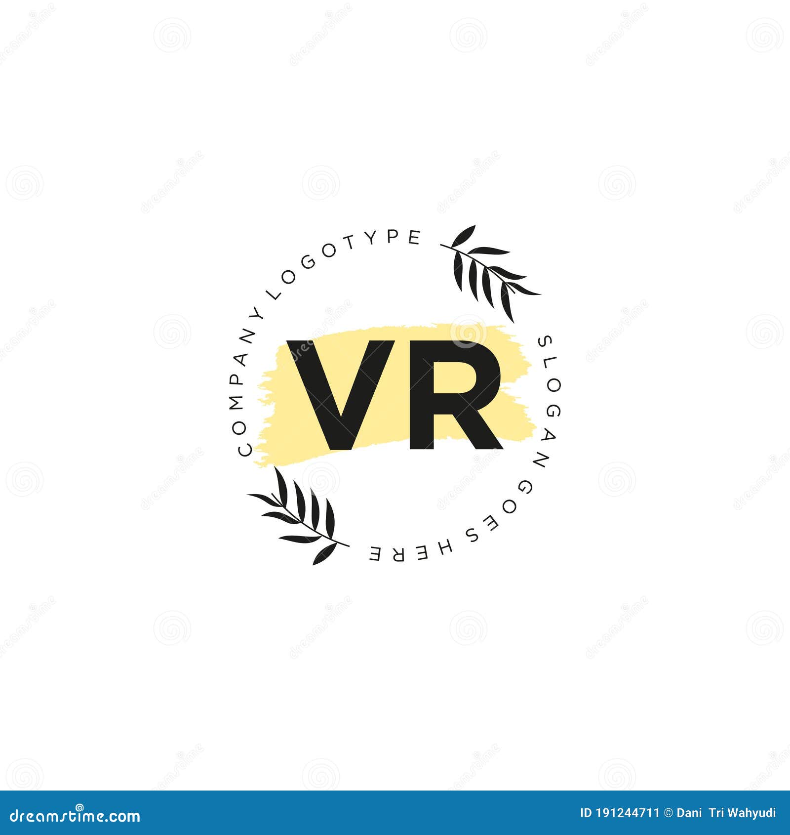 VR Letter Logo Icon Design Template Elements Stock Vector ...