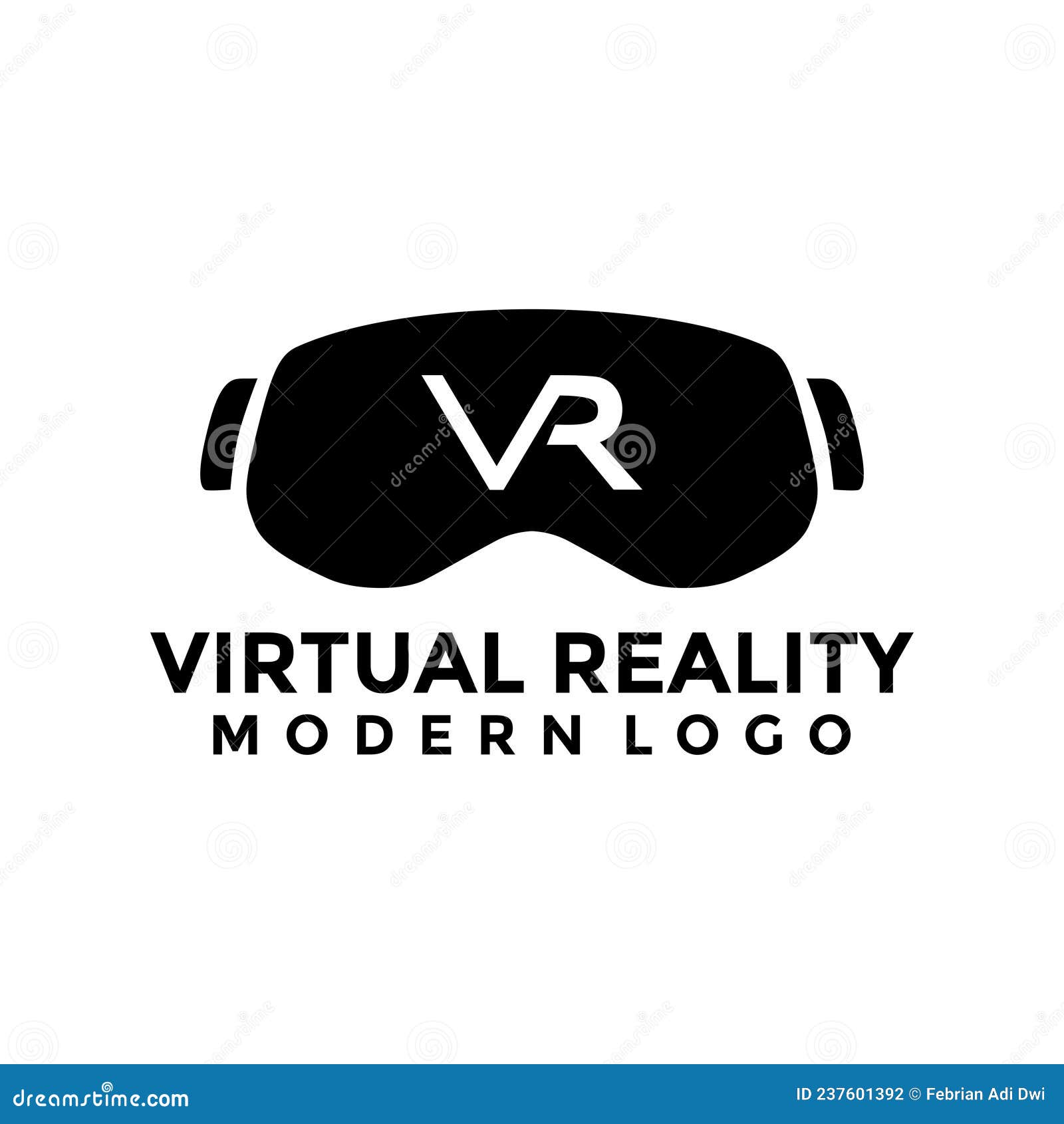 VR Logo Design Vector Template, Virtual Reality Glasses Helmet Icon ...