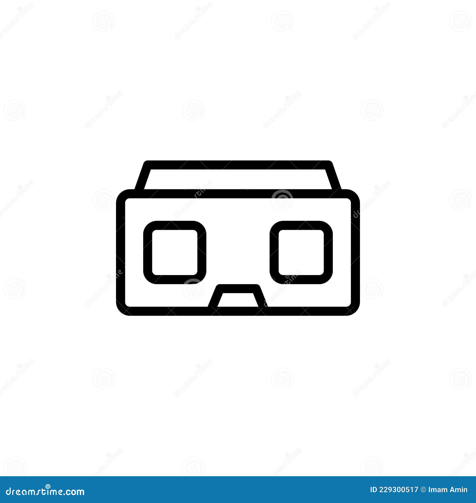 VR Machine Technology Monoline Symbol Icon Logo For Graphic Design, UI ...