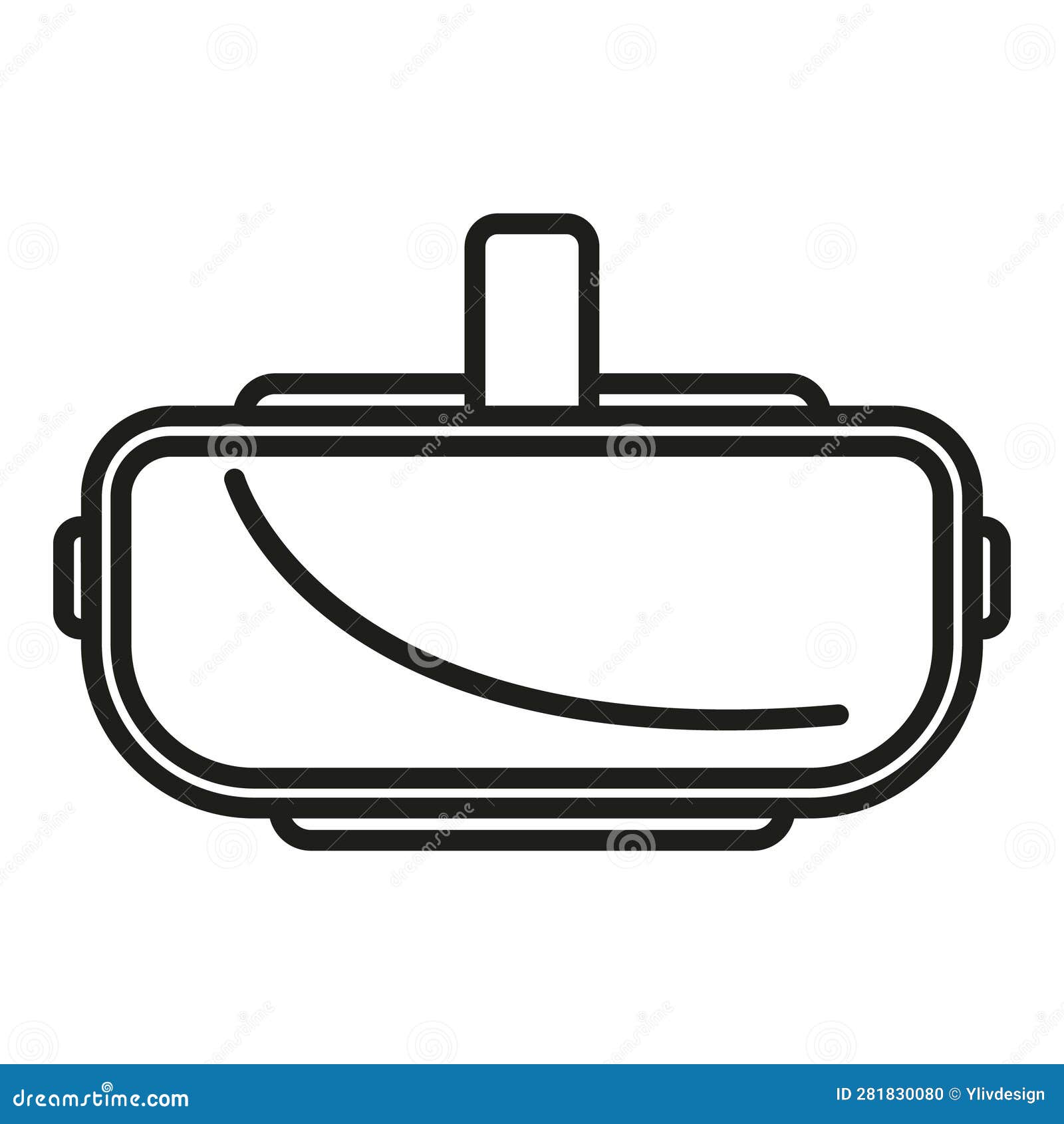 Vr Mask Icon Outline Vector. Futuristic Game Stock Vector ...