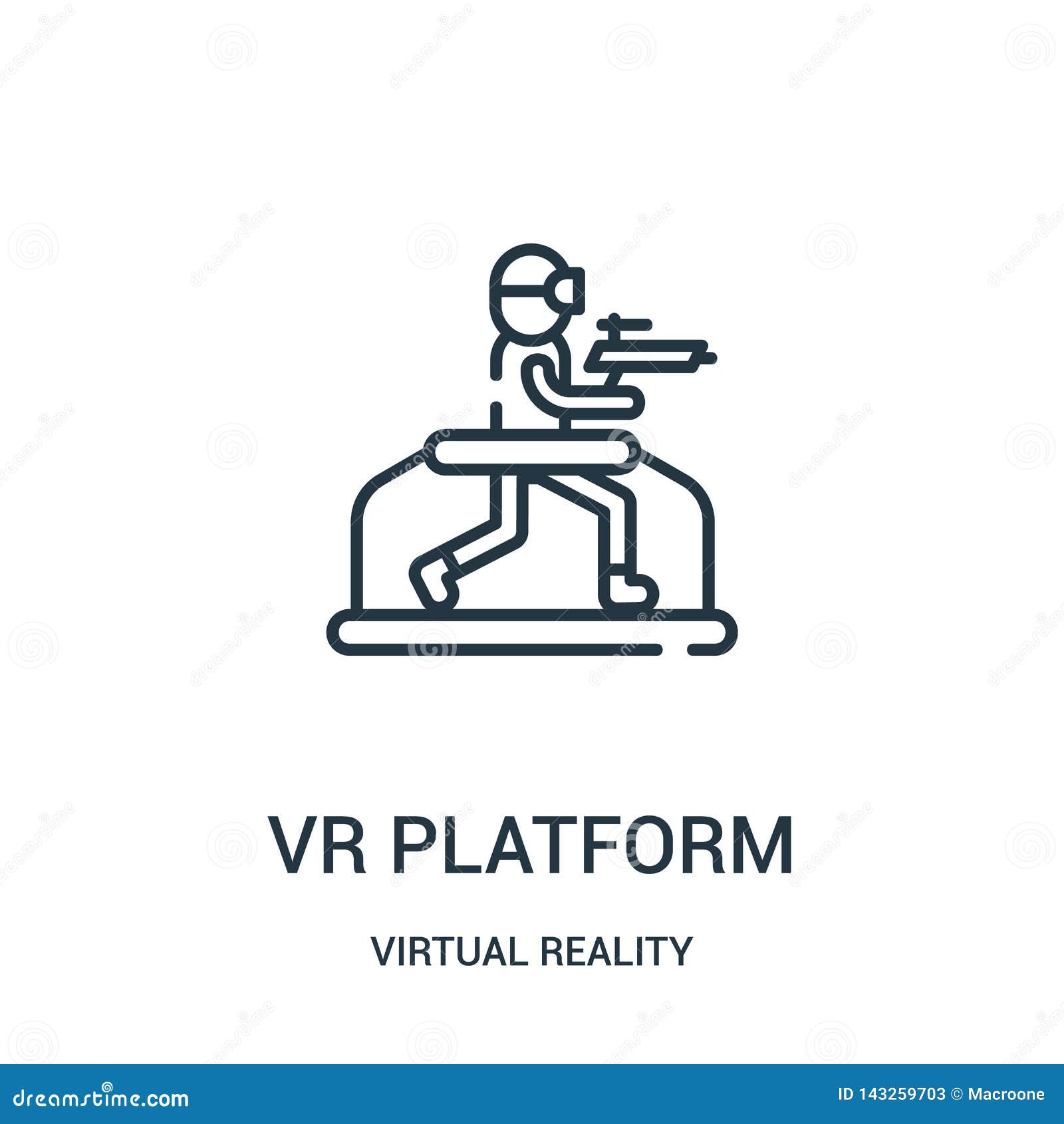 Vr Platform Icon Vector from Virtual Reality Collection. Thin Line Vr ... Vr Platform Icon Vector from Virtual Reality Collection. Thin Line Vr ...