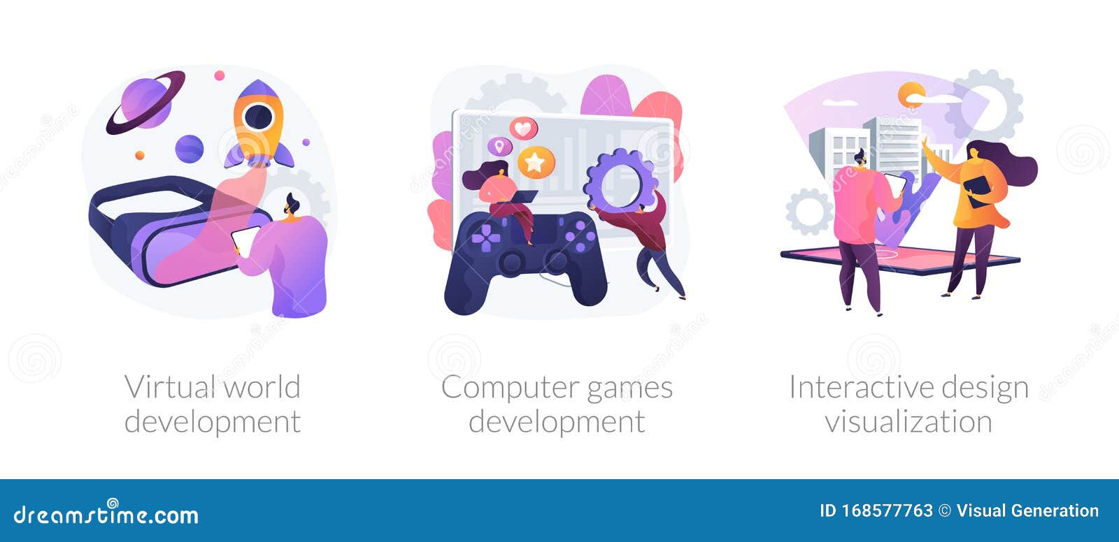 Virtual Environment Architecture Vector Concept Metaphors Stock Vector ...