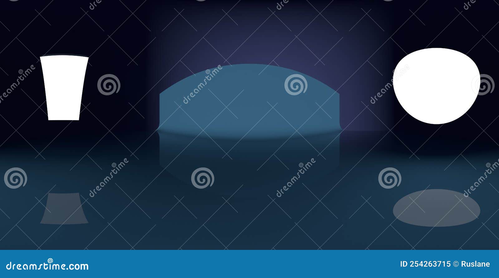 VR 360 Studio Panorama with Reflections Animation 3D Hdri Stock ...