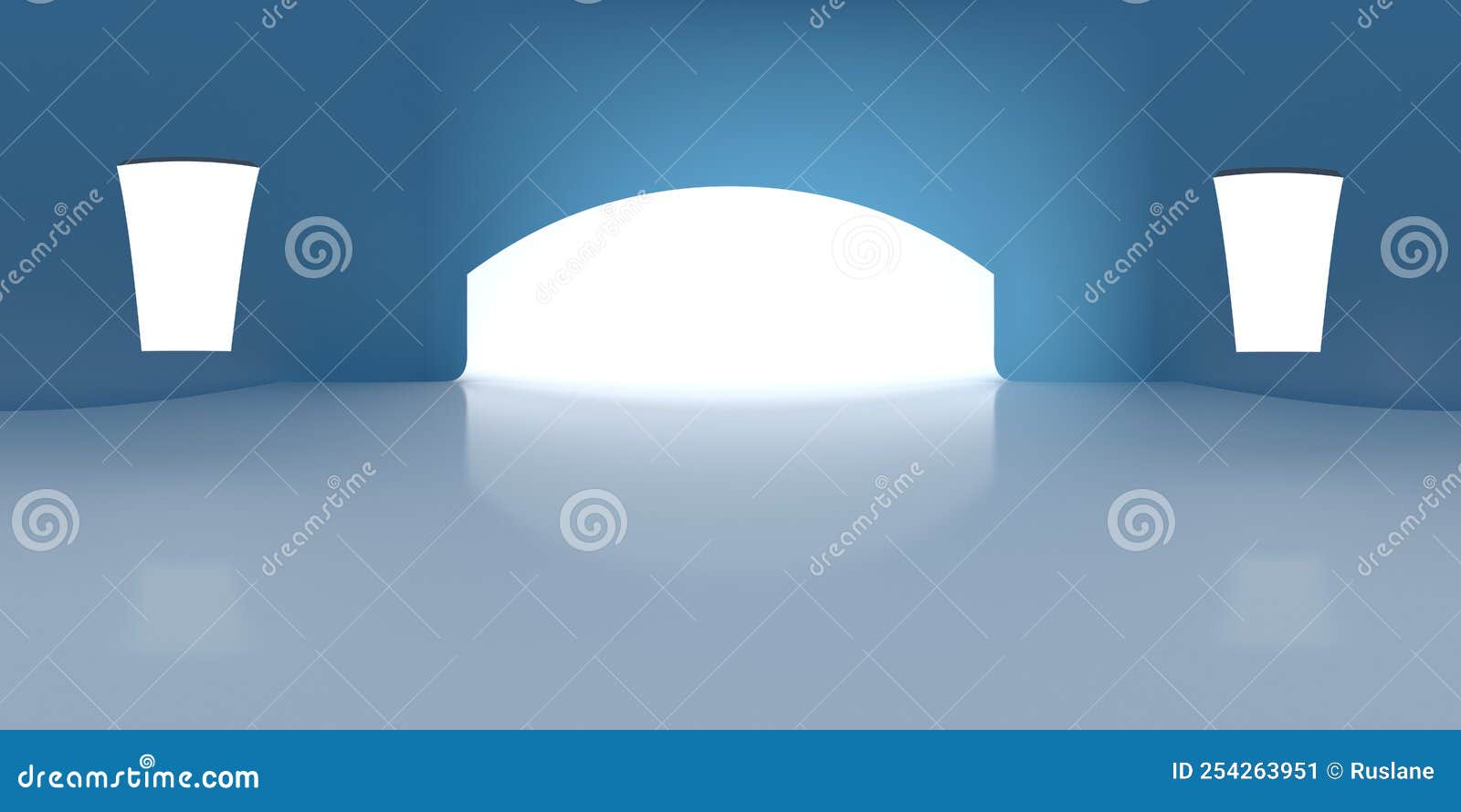 VR 360 Studio Panorama with Reflections Animation 3D Hdri Stock ...