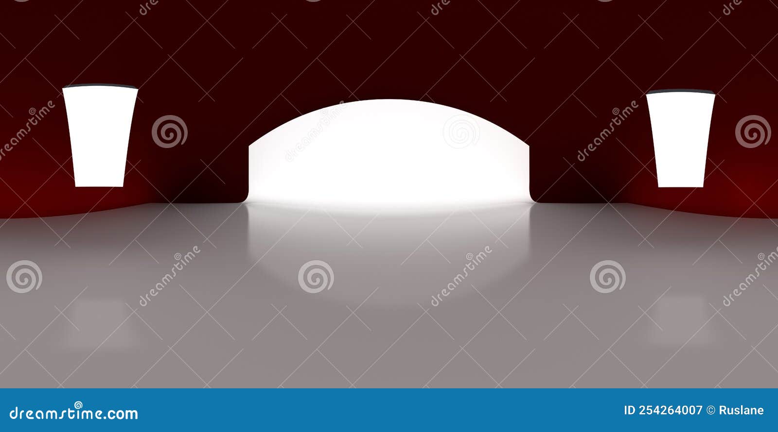 VR 360 Studio Panorama with Reflections Animation 3D Hdri Stock ...