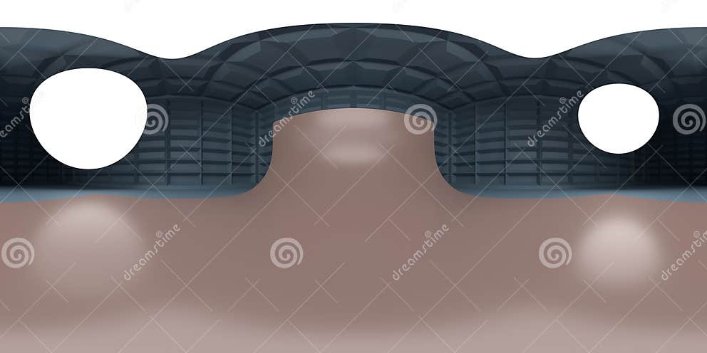 VR 360 Studio Panorama with Reflections. Animation 3D Hdri Stock ...