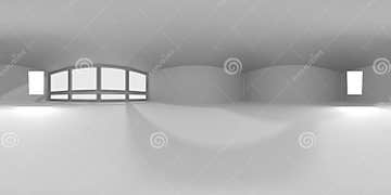 VR 360 Studio Panorama with Reflections. Animation 3D Hdri Stock ...