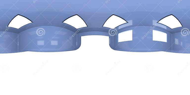 VR 360 Studio Panorama with Reflections. Animation 3D Hdri Stock ...