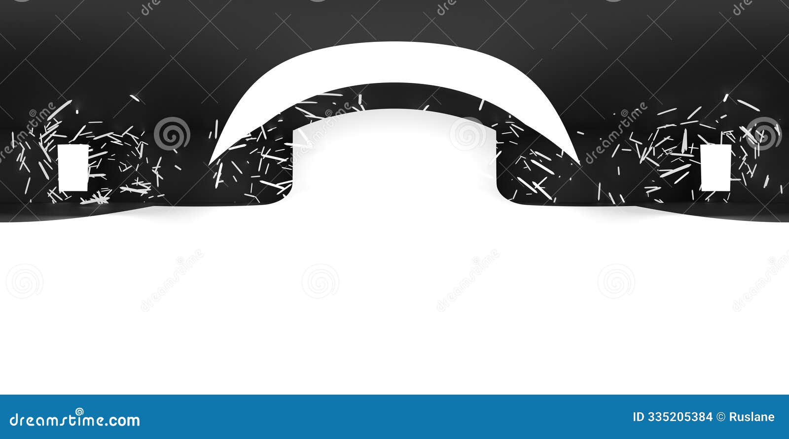 VR 360 Studio Panorama with Reflections. Animation 3D Hdri Stock ...