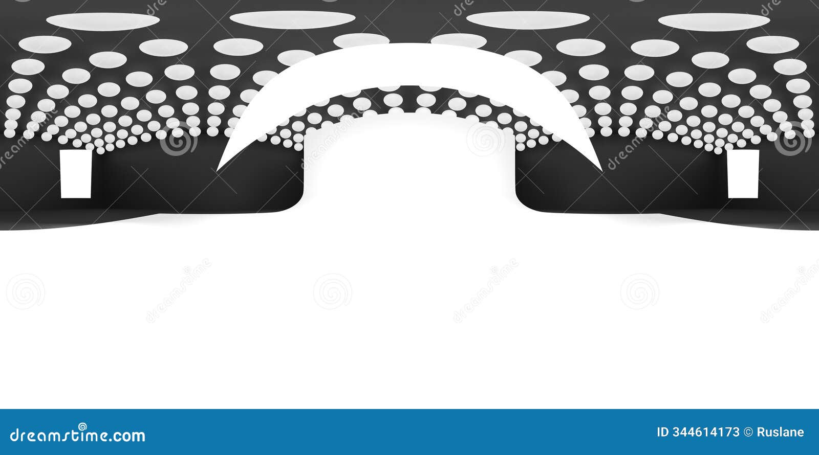 VR 360 Studio Panorama with Reflections. Animation 3D Hdri Stock ...