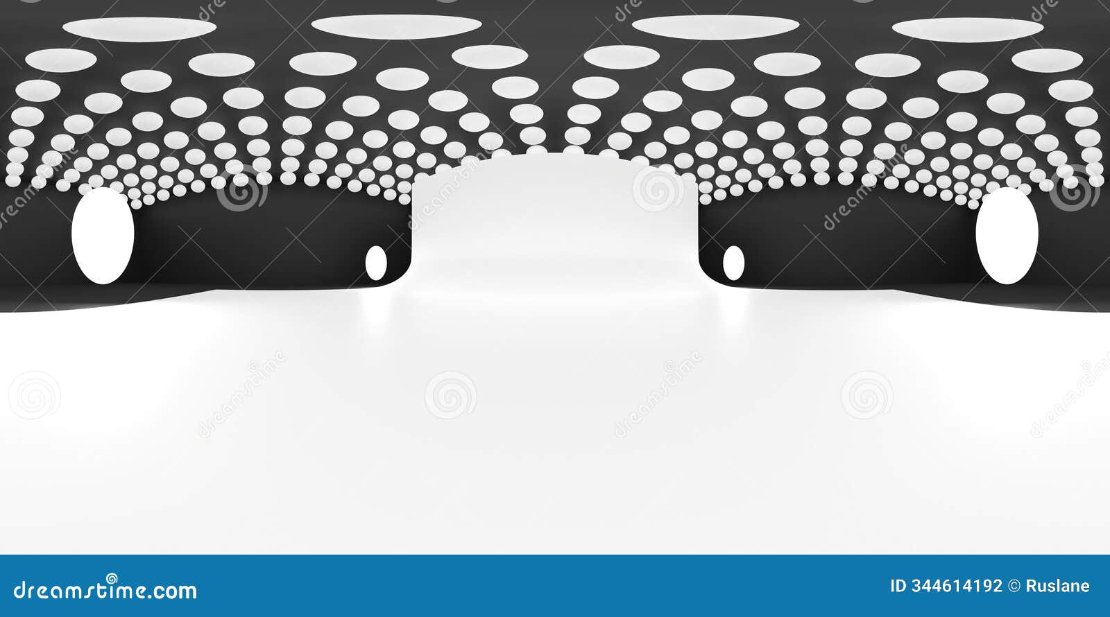 VR 360 Studio Panorama with Reflections. Animation 3D Hdri Stock Photo ...