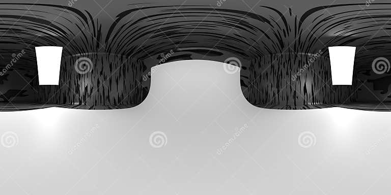 VR 360 Studio Panorama with Reflections. Animation 3D Hdri Stock ...