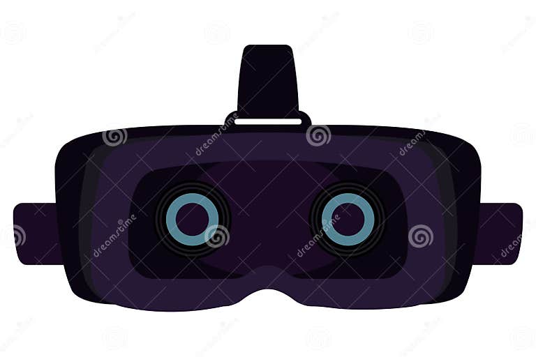 Vr technology goggles stock illustration. Illustration of innovation ...