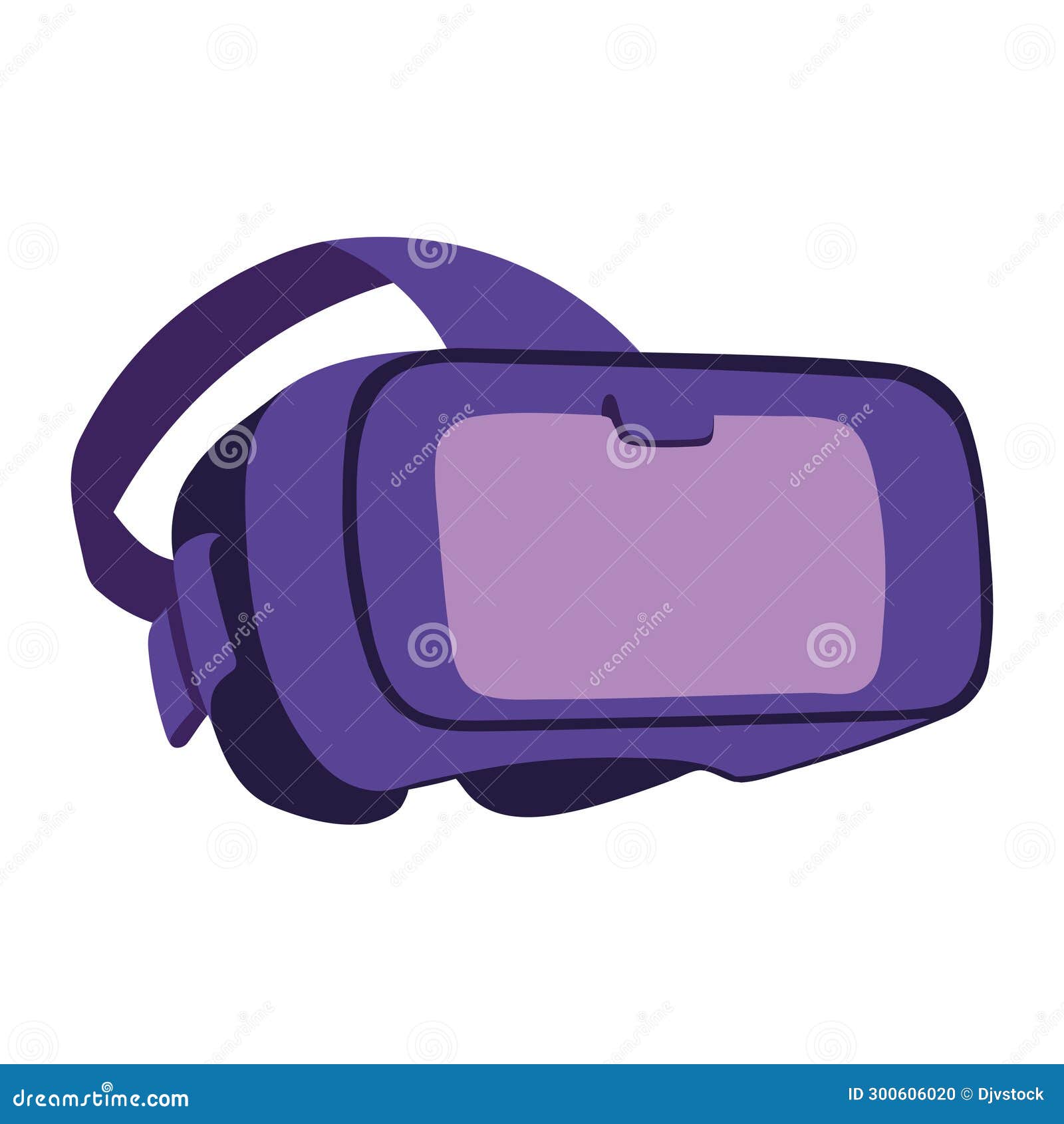 Vr technology goggles stock illustration. Illustration of tech - 300606020