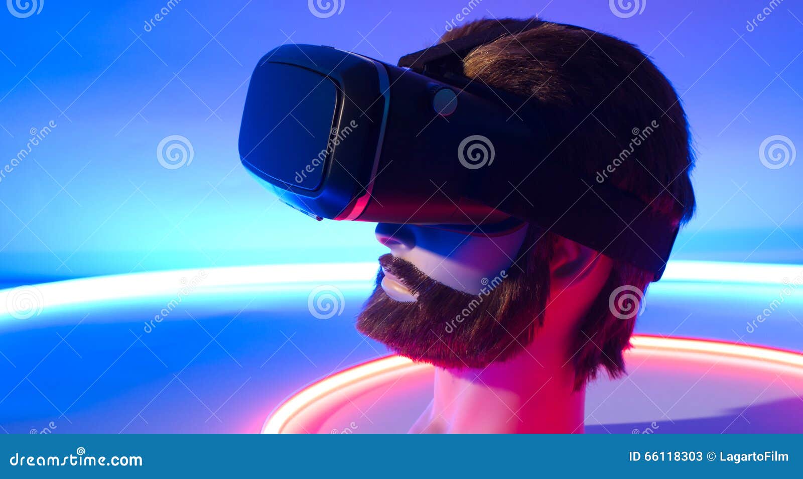 VR Virtual Reality 360 3D Goggles Stock Image - Image of modern ...